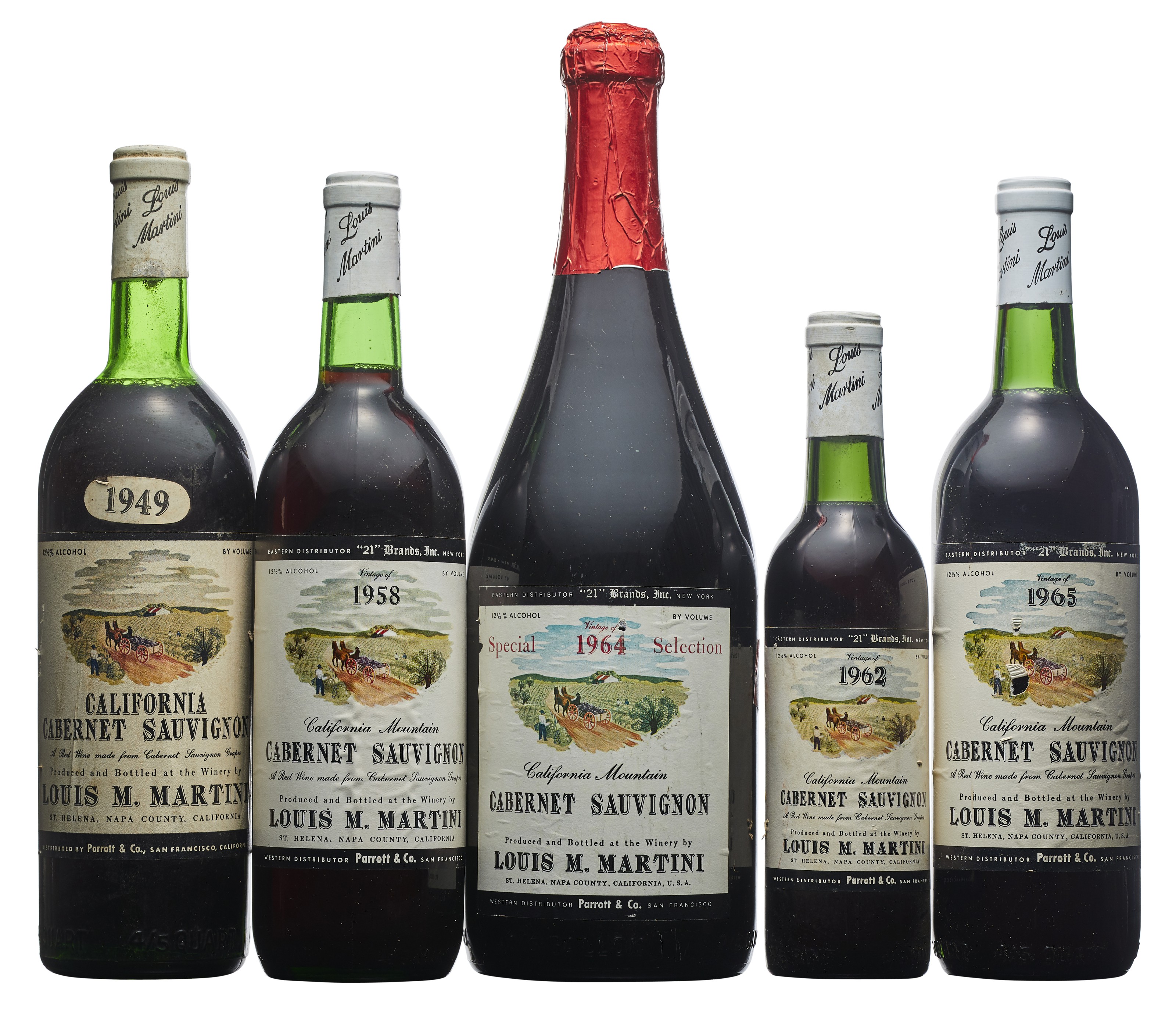 Mixed Louis Martini, Cabernet Sauvignon, Louis Martini, Cabernet ...
