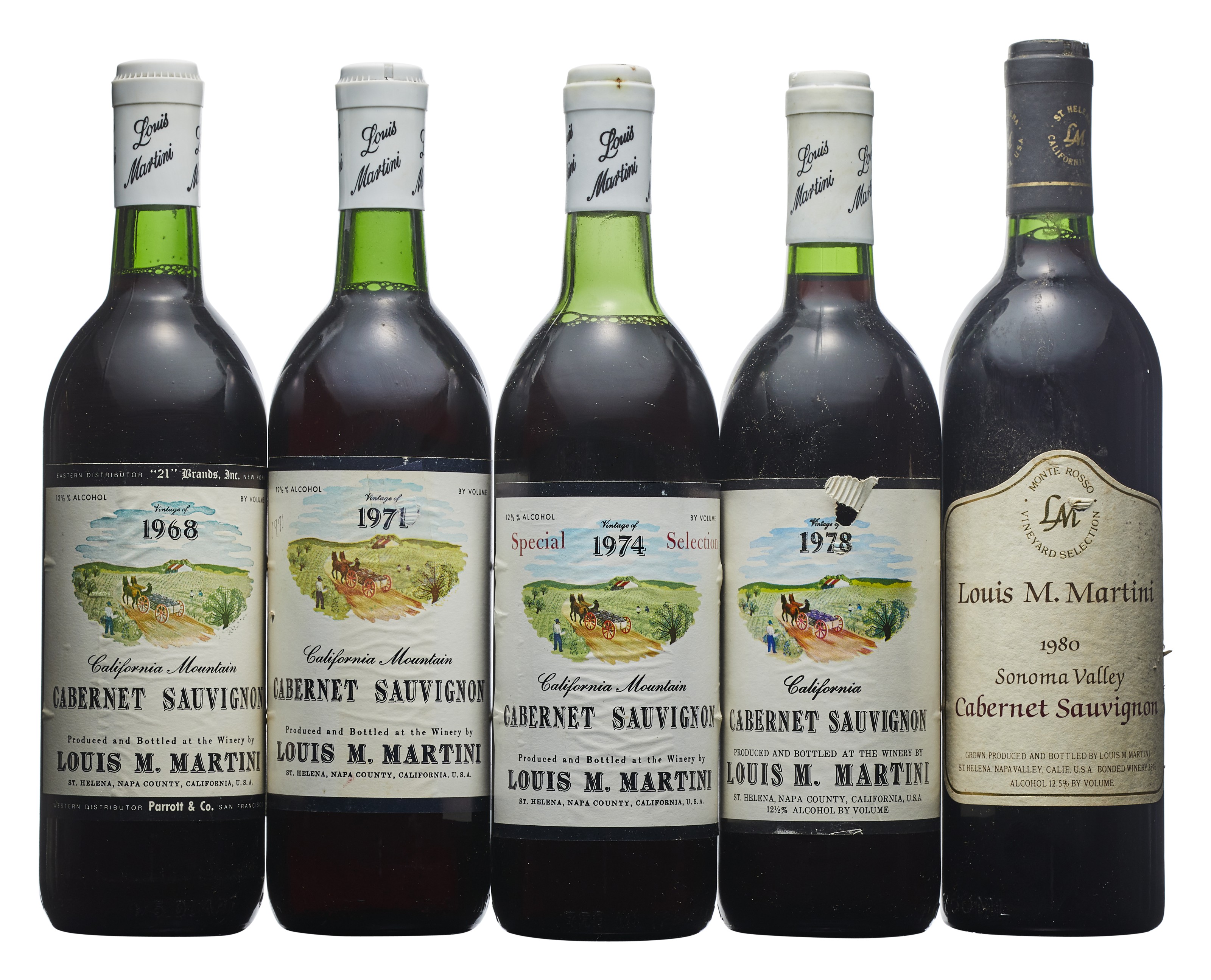 Mixed Louis Martini, Cabernet Sauvignon, Louis Martini, Cabernet ...