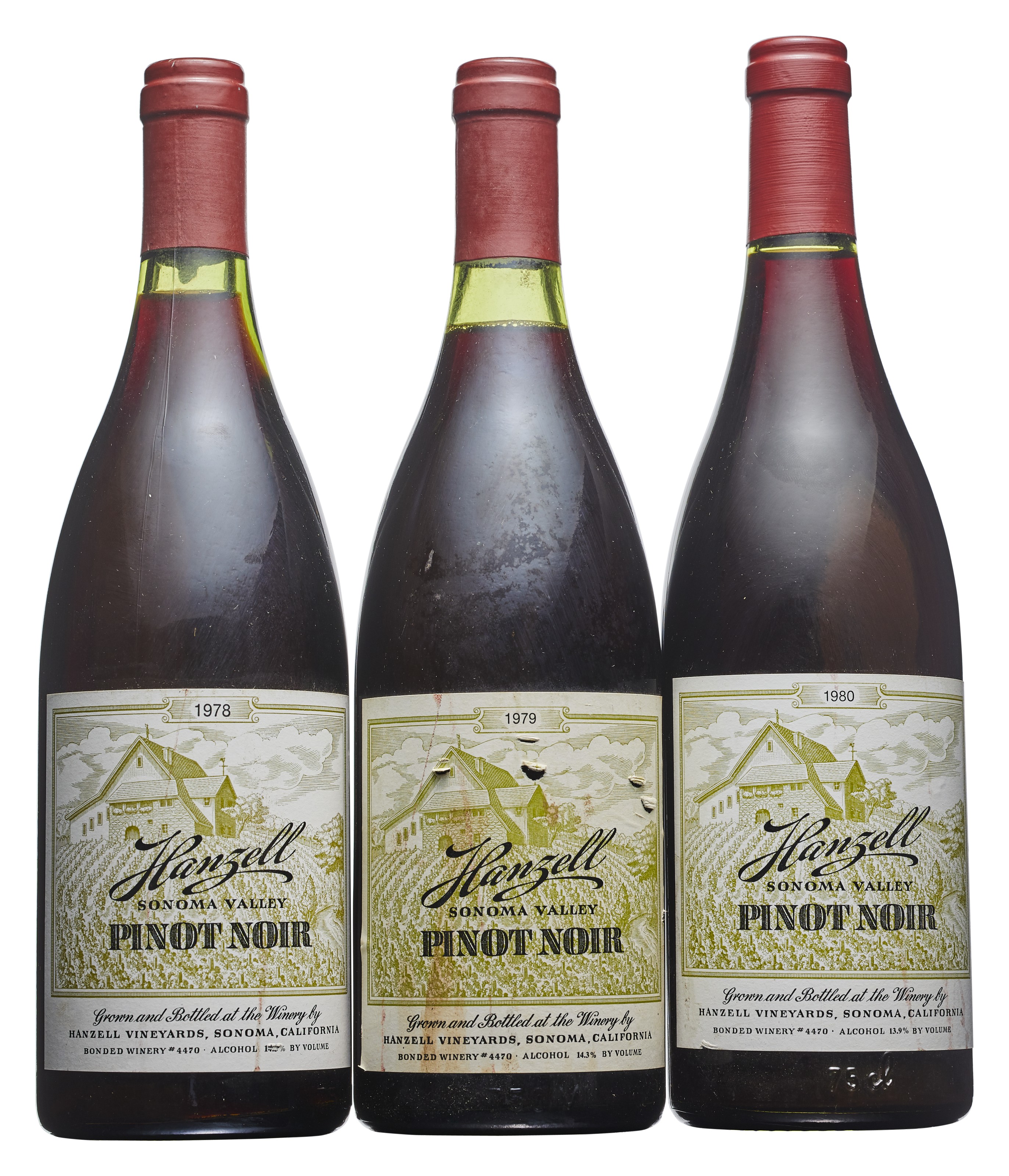 Mixed Hanzell, Pinot Noir 1978-1980, Hanzell, Pinot Noir1978Good ...