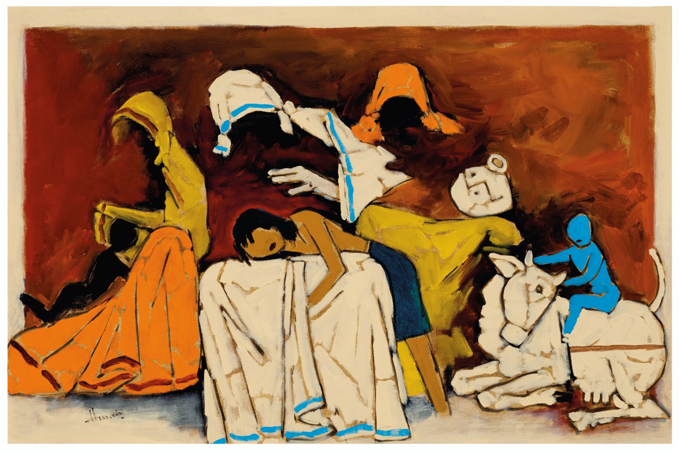 MAQBOOL FIDA HUSAIN (1913-2011), Untitled (Mother Teresa) | Christie's