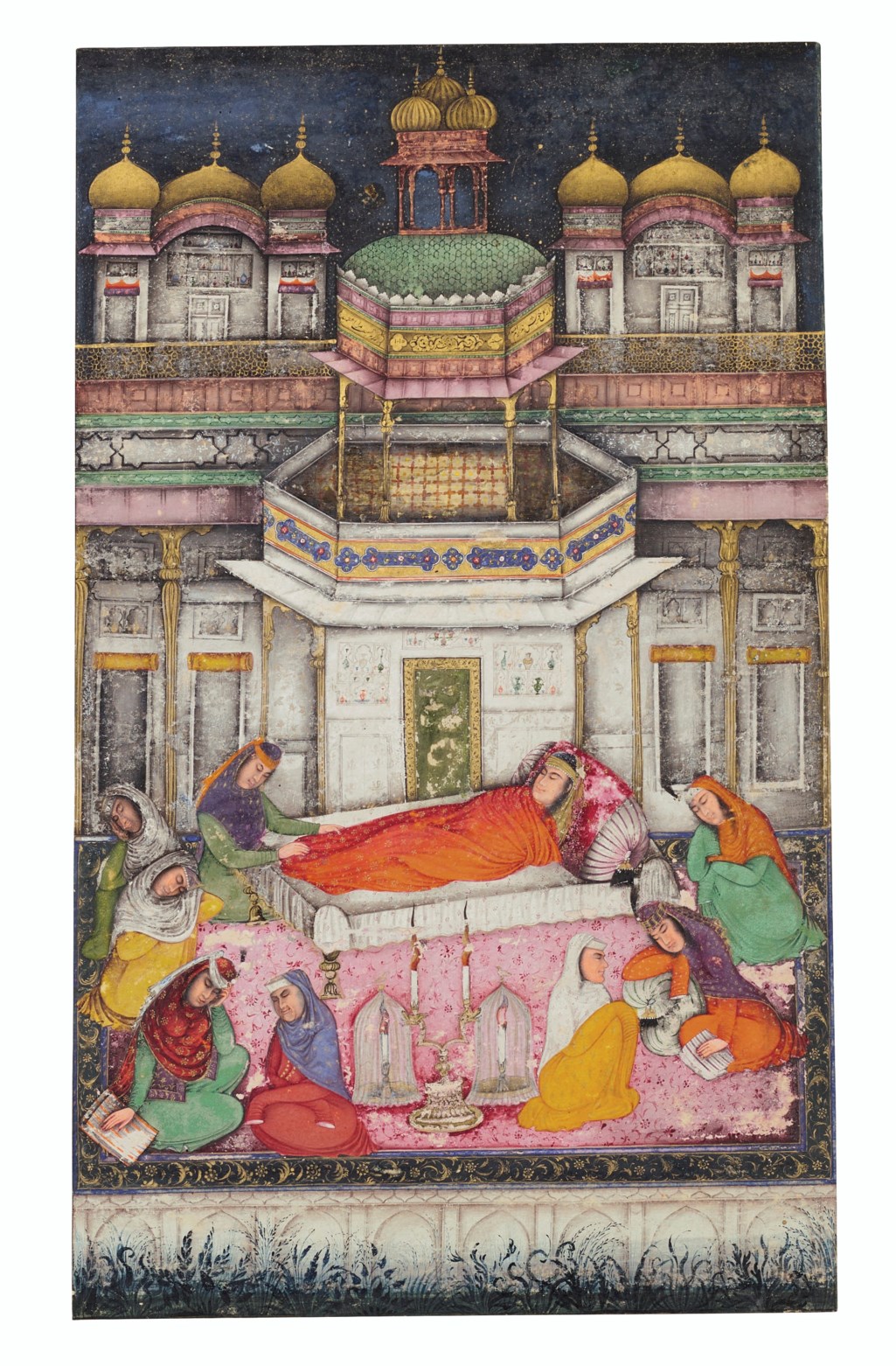 A PAINTING OF ZULAIKHA DREAMING FROM A YUSUF WA ZULAIKHA OF JAMI SERIES ...