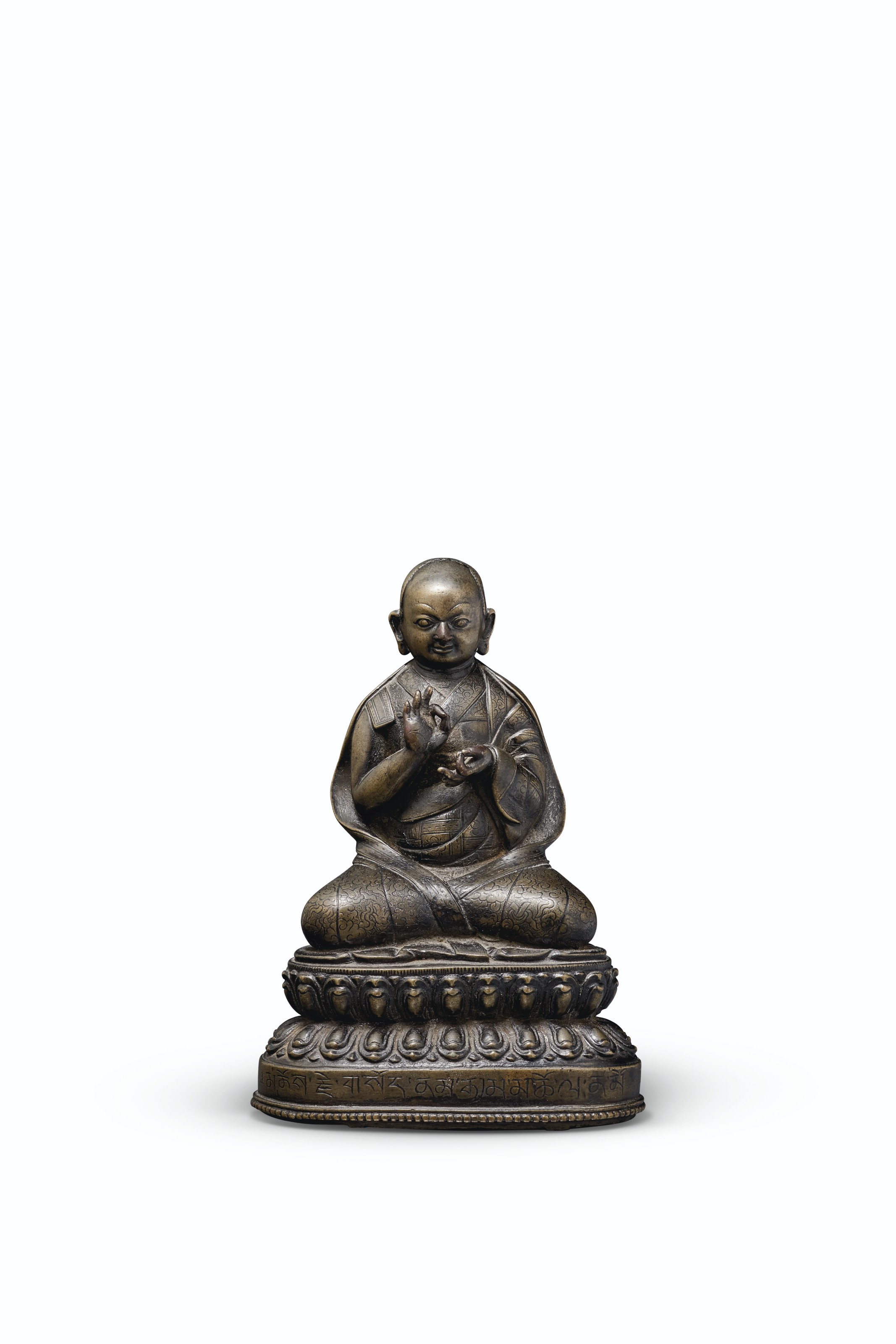 A BRONZE FIGURE OF THE THIRD DALAI LAMA, SONAM GYATSO (1543-1588 ...