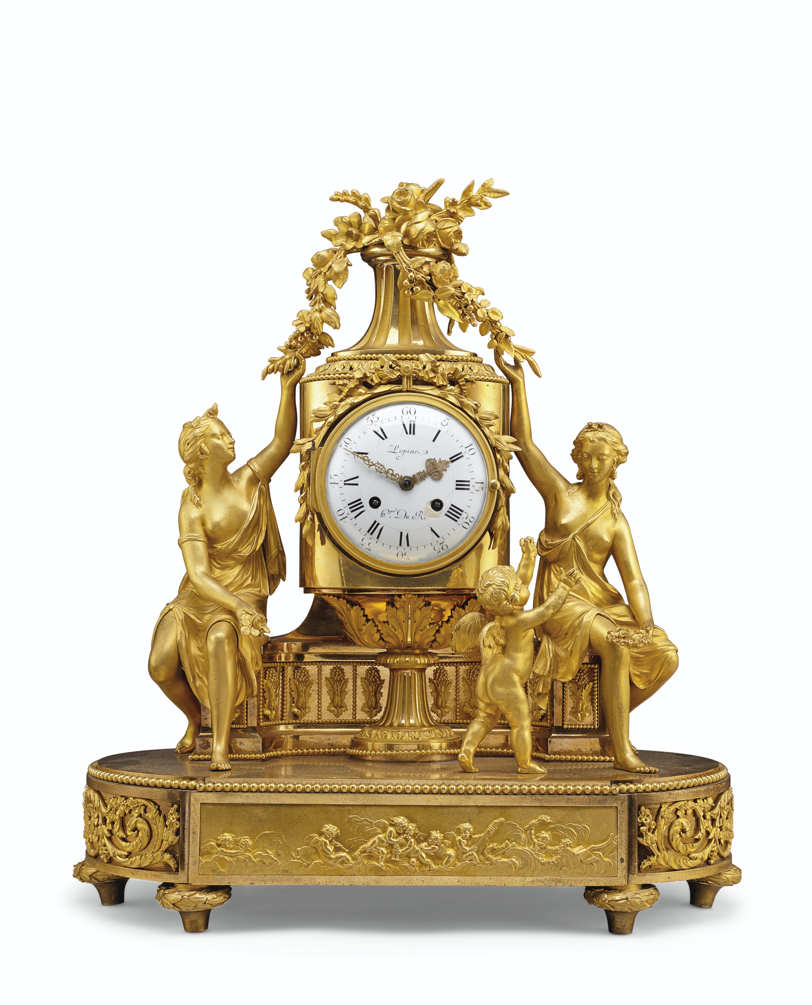 A PAIR OF LOUIS XVI OIL-GILT WALNUT FAUTEUILS, POSSIBLY BY ANTOINE ...