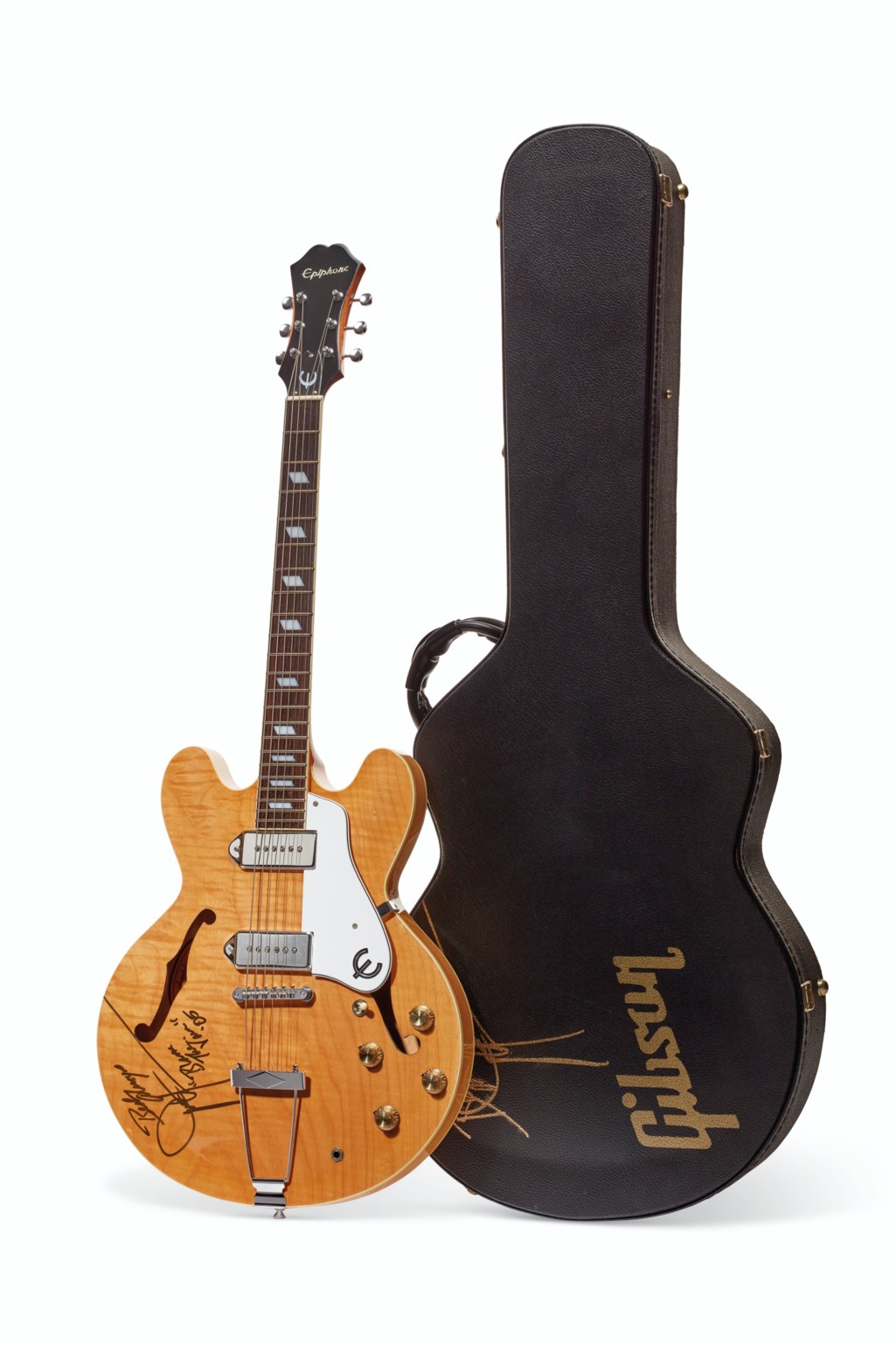 DWIGHT YOAKAM, EPIPHONE, HOLLOW-BODY ELECTRIC GUITAR, PEERLESS, KOREA ...