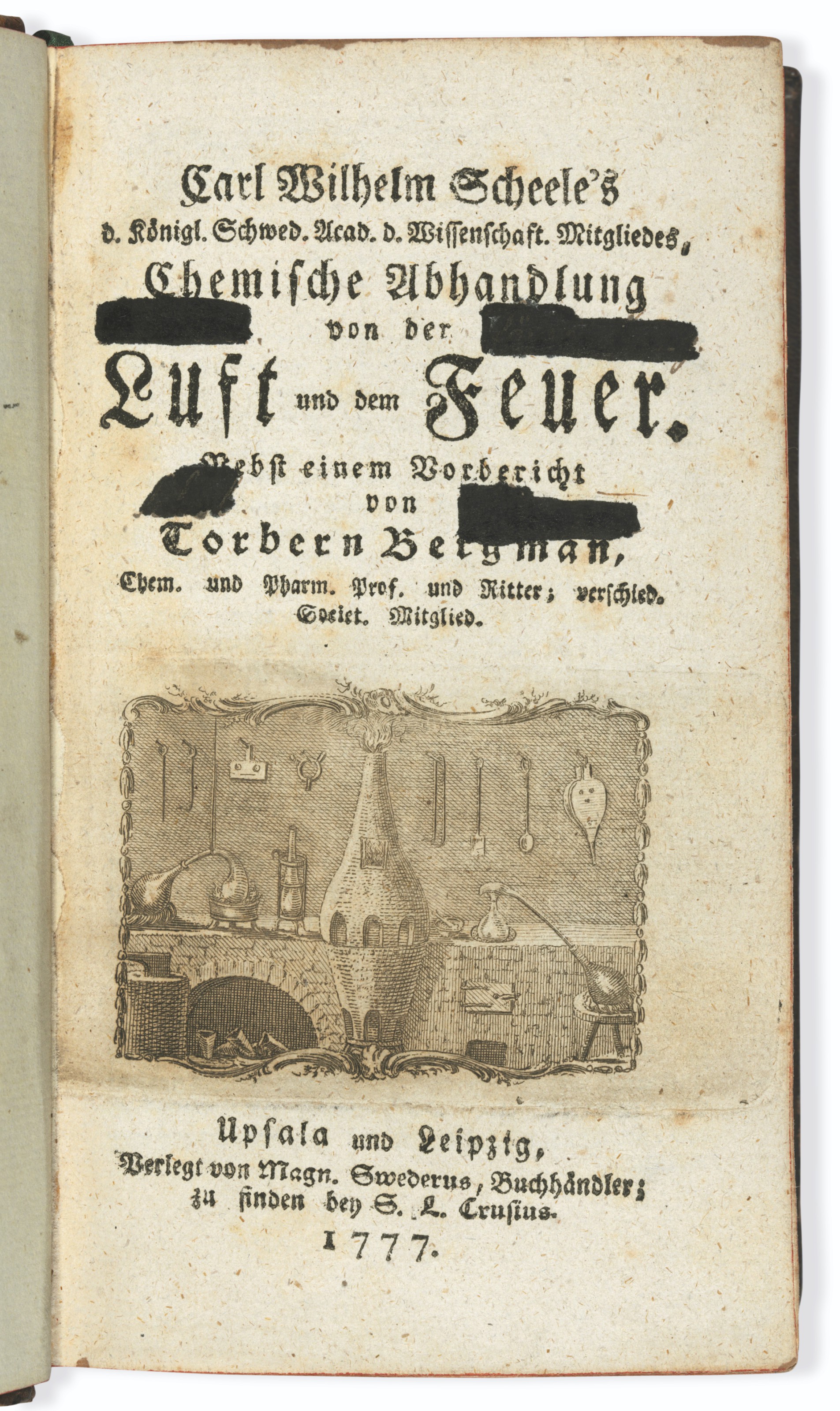 Discovery of oxygen, Carl Wilhelm Scheele, 1772 | Christie’s