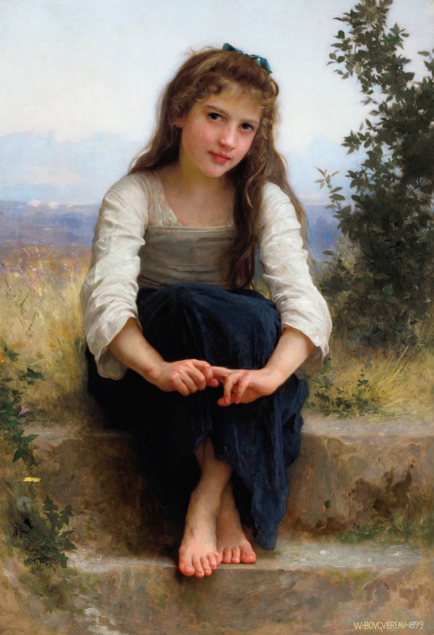 William Adolphe Bouguereau (French, 1825-1905), Rêverie | Christie's