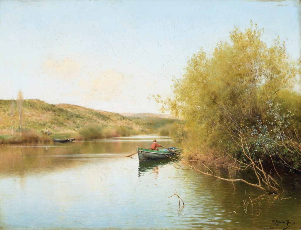 EMILIO SÁNCHEZ-PERRIER (SPANISH, 1855-1907), On the River | Christie’s