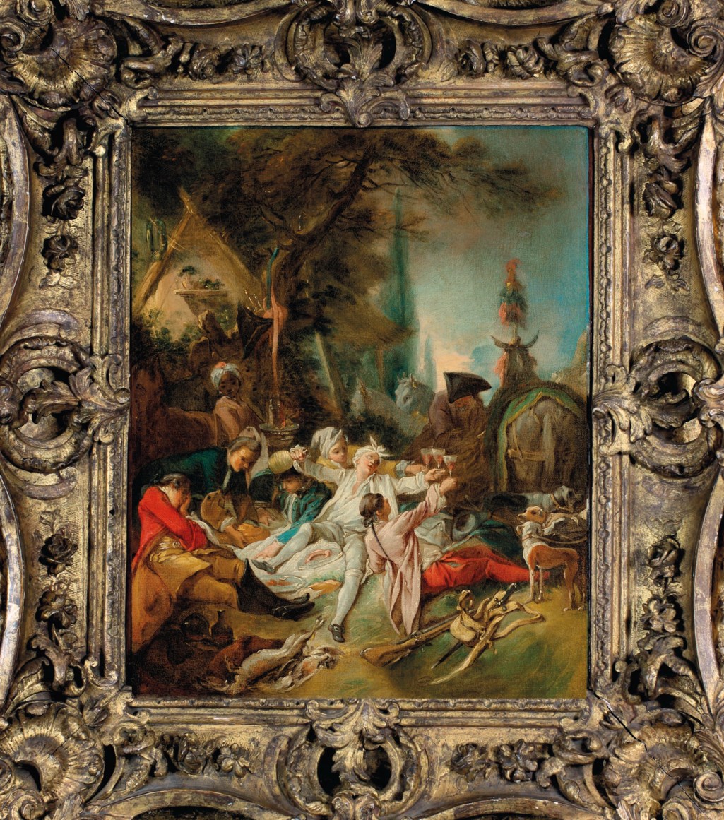 François Boucher (Paris 1703-1770), Rest from the hunt | Christie’s