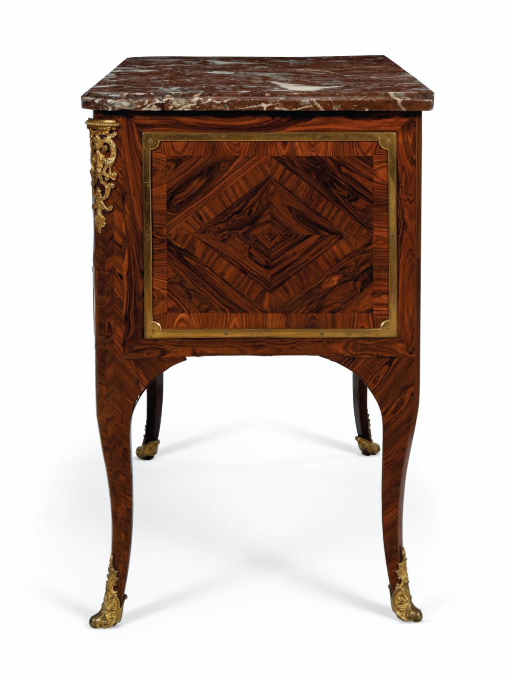 A LOUIS XV ORMOLU-MOUNTED KINGWOOD COMMODE, BY HUBERT HANSEN, CIRCA ...