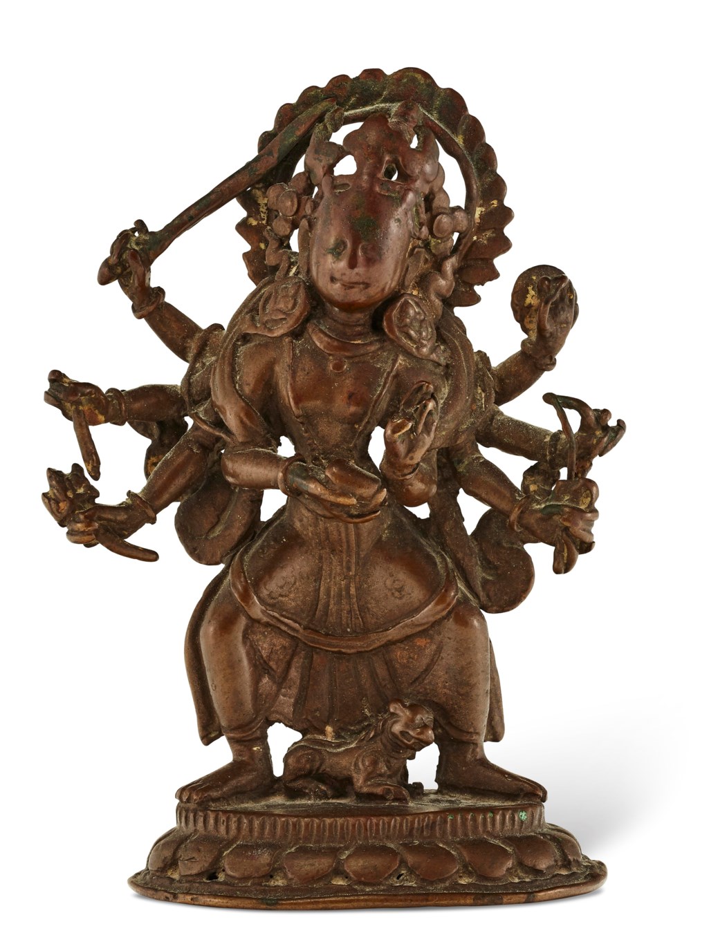 A BRONZE FIGURE OF DURGA, NEPAL, 17TH-18TH CENTURY | Christie’s