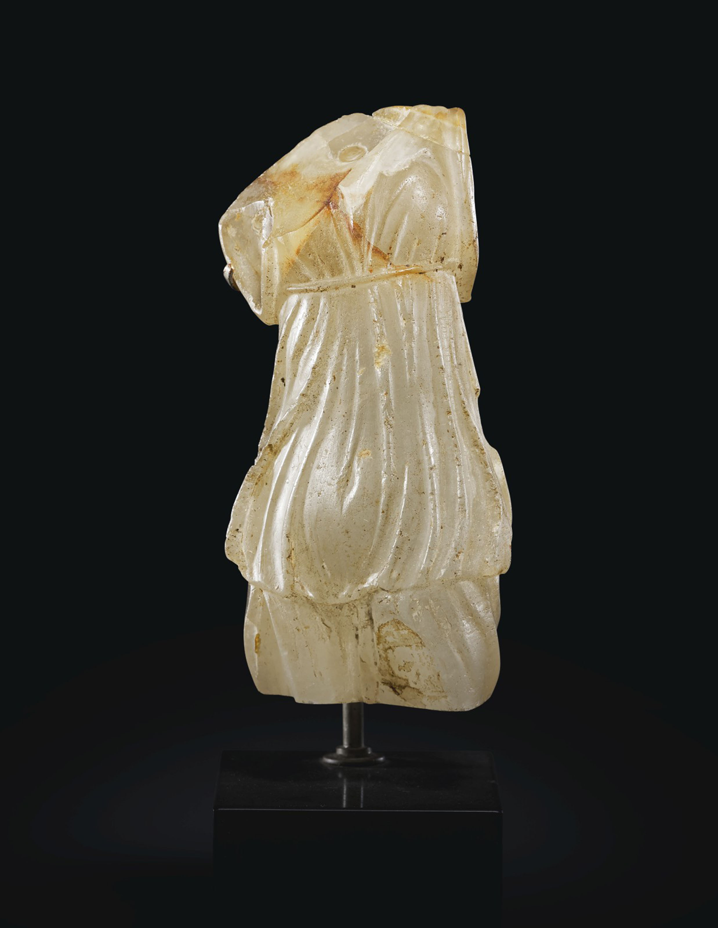 A ROMAN ALABASTER DRAPED FEMALE TORSO, CIRCA 2ND-3RD CENTURY A.D ...