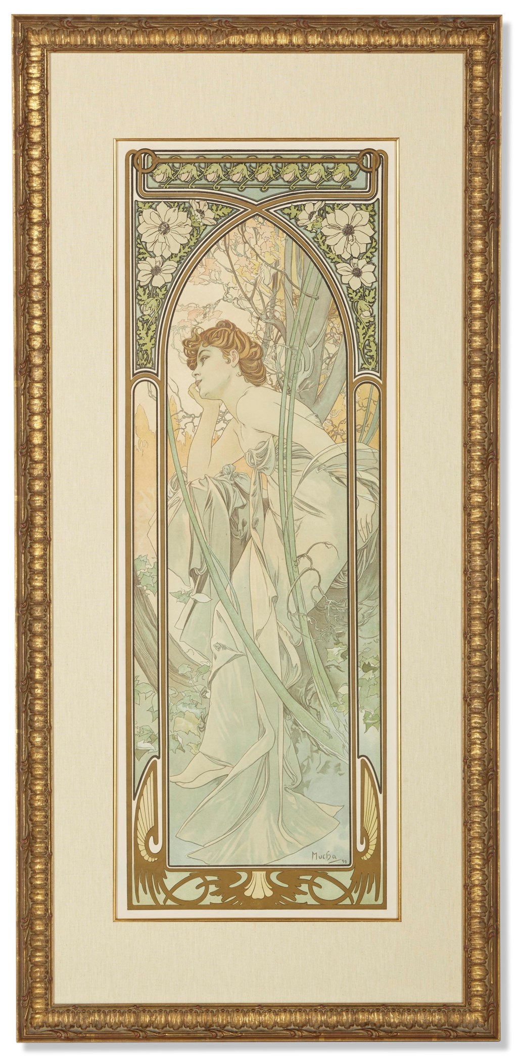 Alphonse Mucha (Czech, 1860-1939), The Times of the Day: Evening ...