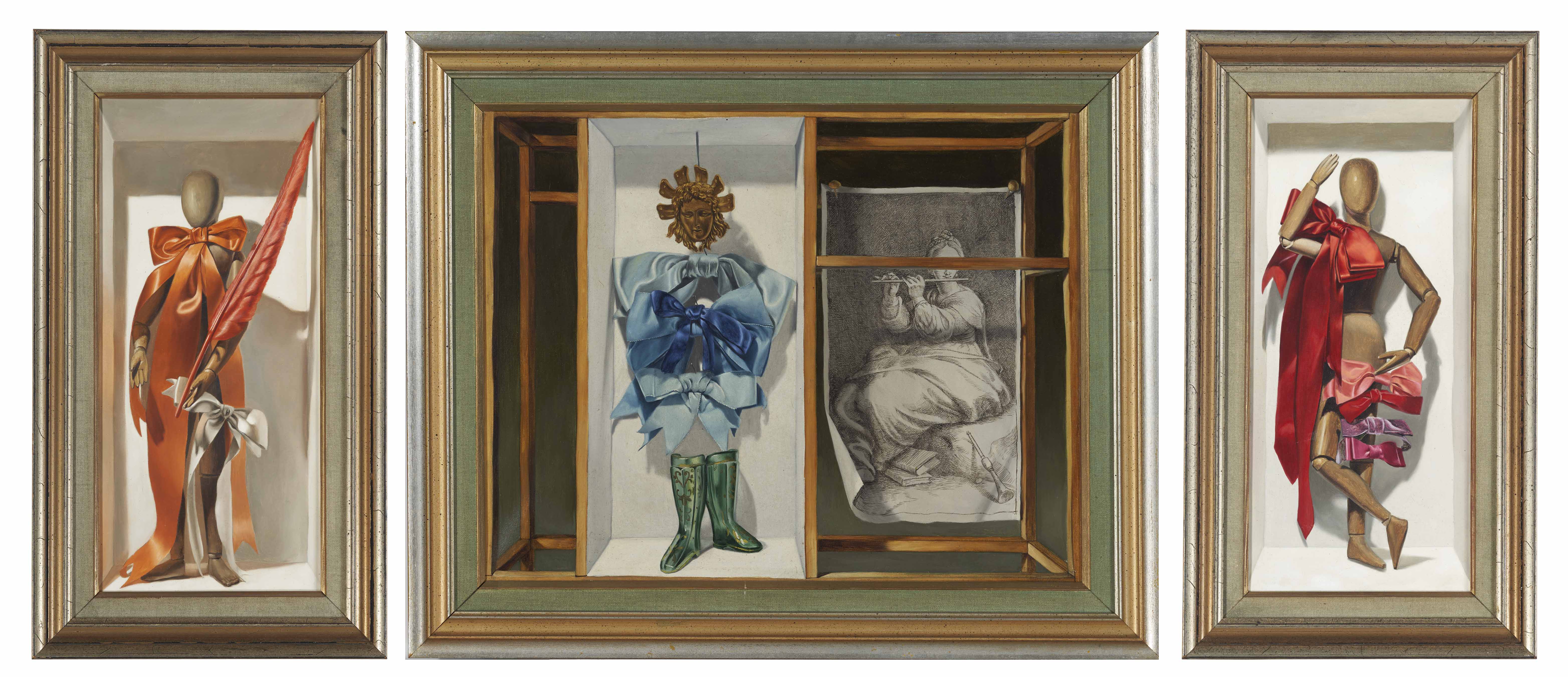 Martin Battersby (British, 1914-1982), A group of three still lifes of ...