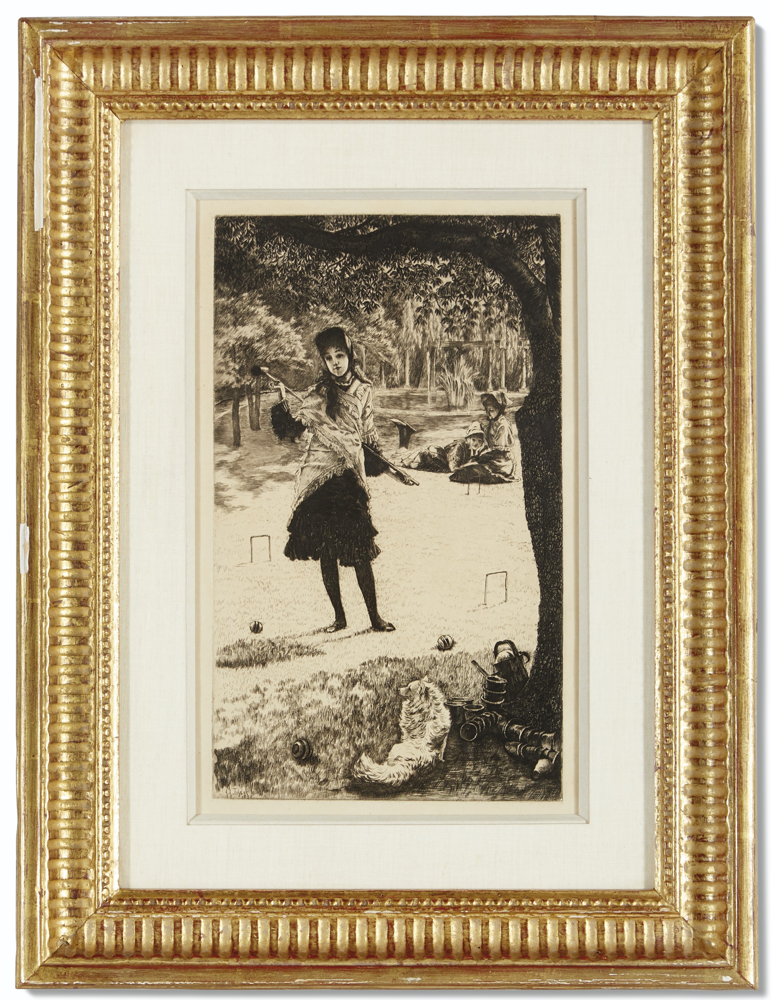 James Jacques Joseph Tissot (French, 1836-1902), Le Croquet (Wentworth ...
