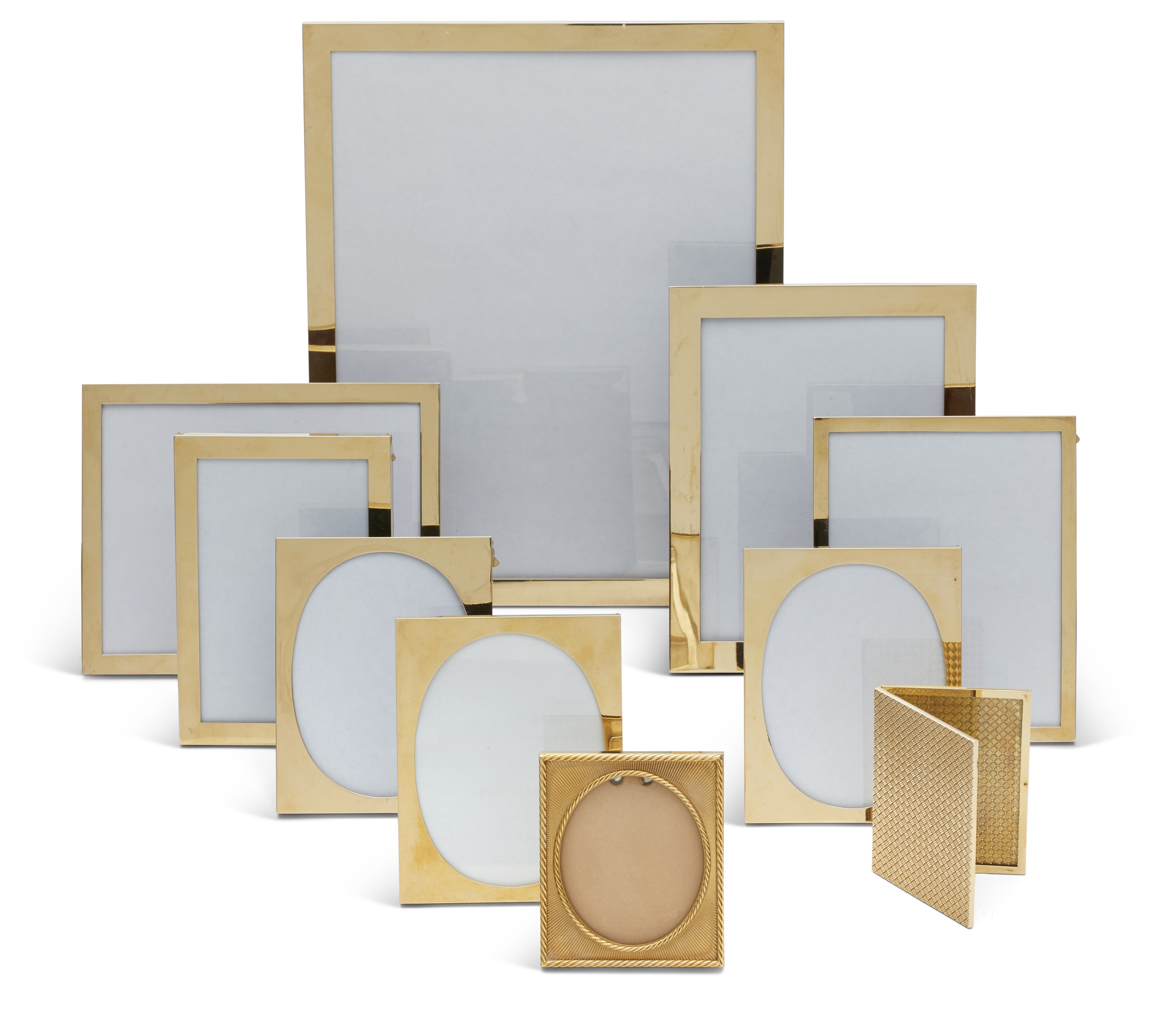 square gold picture frames