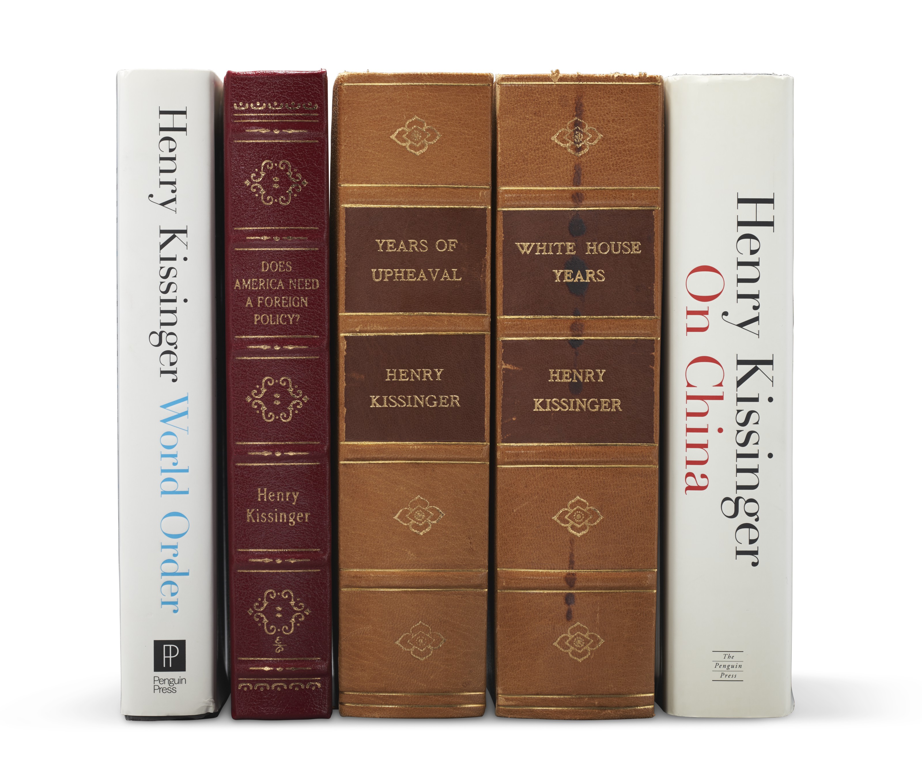 FOREIGN POLICY – Group of eight books by Henry Kissinger, from Mrs ...