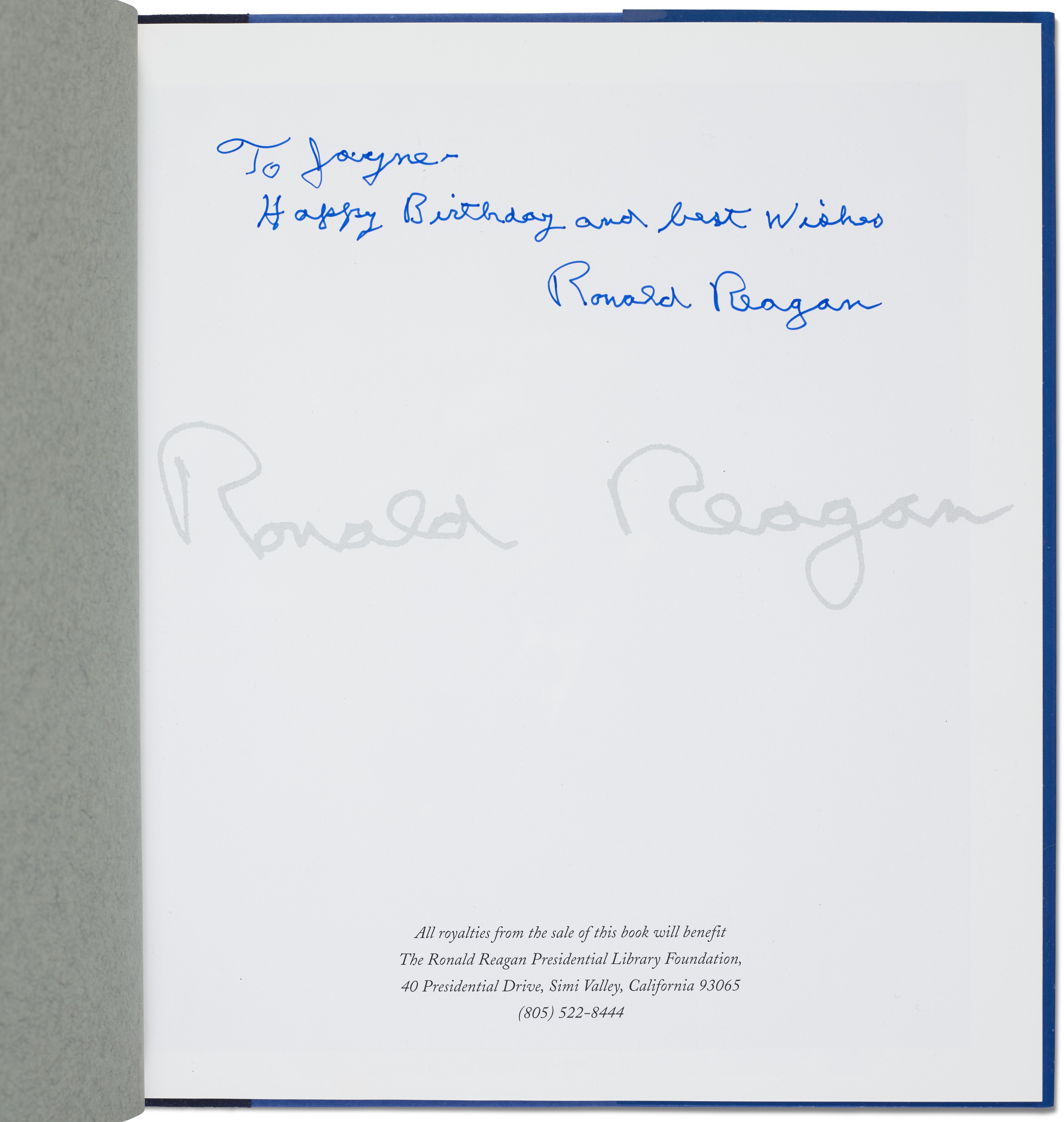 RYAN, Frederick. Ronald Reagan: The Wisdom and Humor of the Great ...