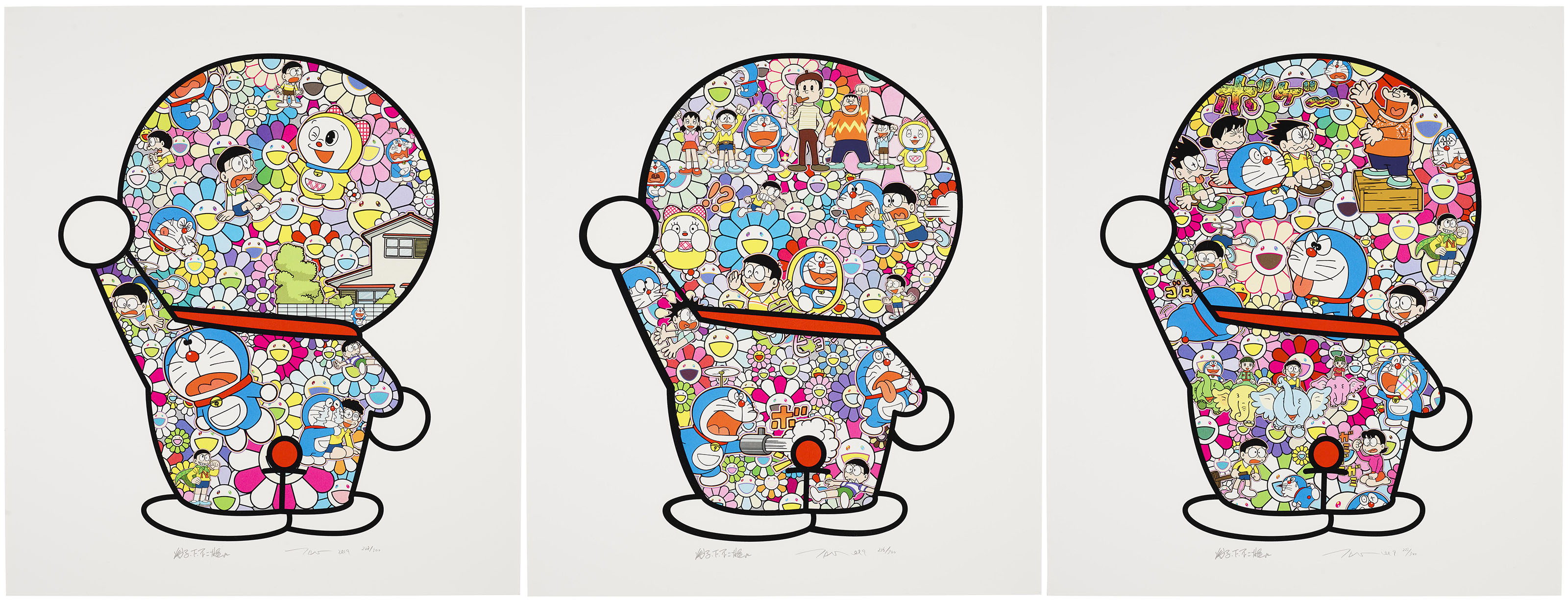 TAKASHI MURAKAMI x FUJIKO F. FUJIO (B. 1962 ), Doraemon in the Field of ...