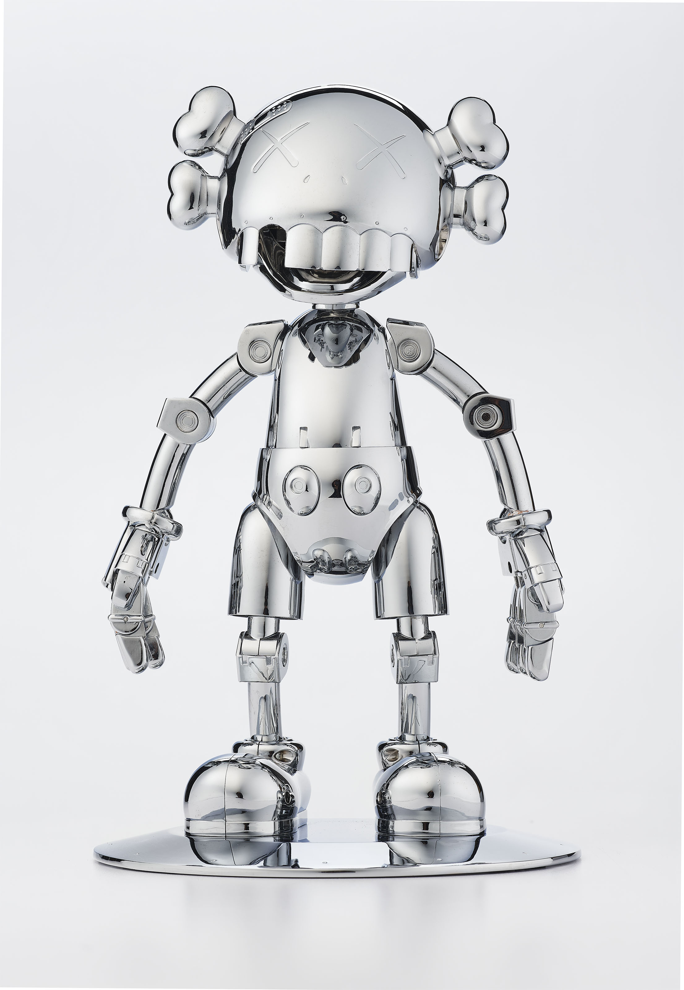 KAWS x HAJIME SORAYAMA (B. 1974 and 1947), No Future Companion (Silver ...