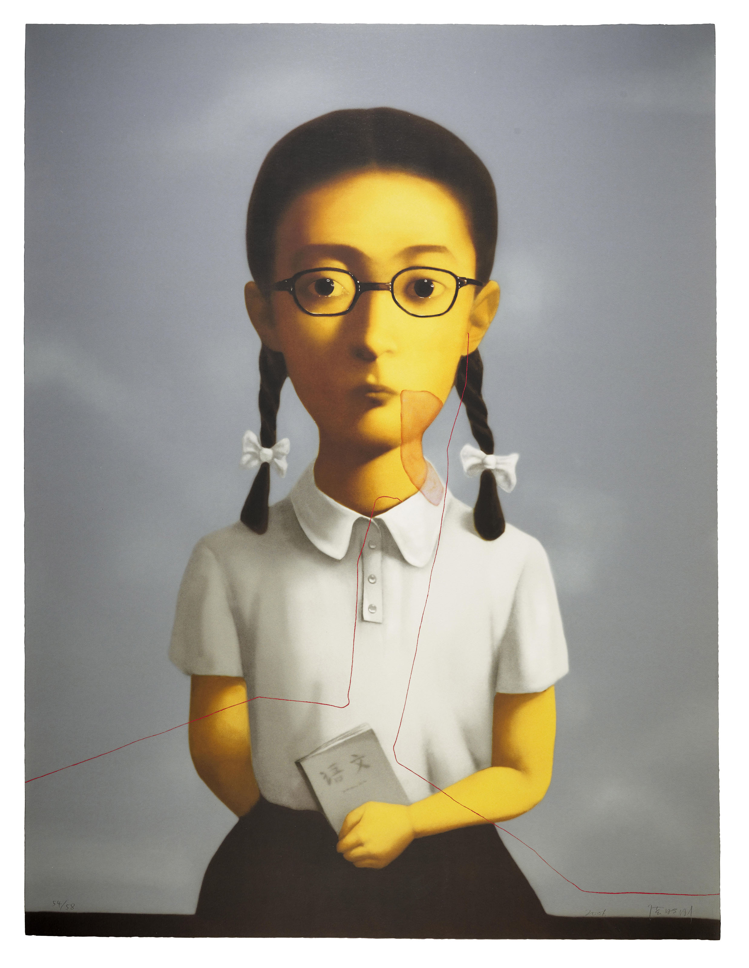 Zhang Xiaogang B 1958 Bloodline Series The Young Man