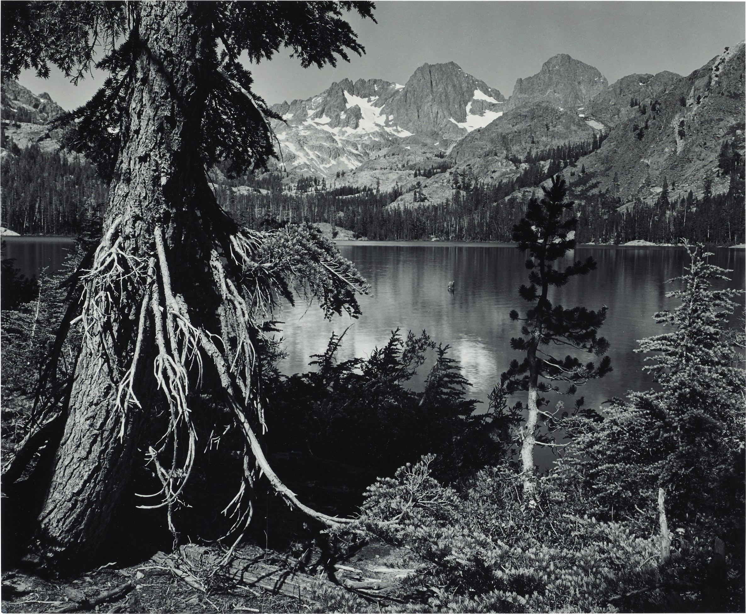 ANSEL ADAMS (1902–1984), Shadow Lake, Mt. Ritter and Banner Peak ...