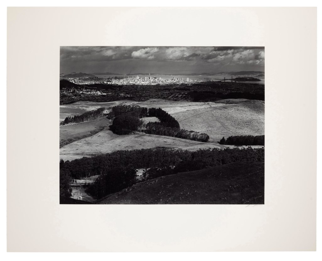 ANSEL ADAMS (1902–1984), San Francisco from San Bruno Mountain ...