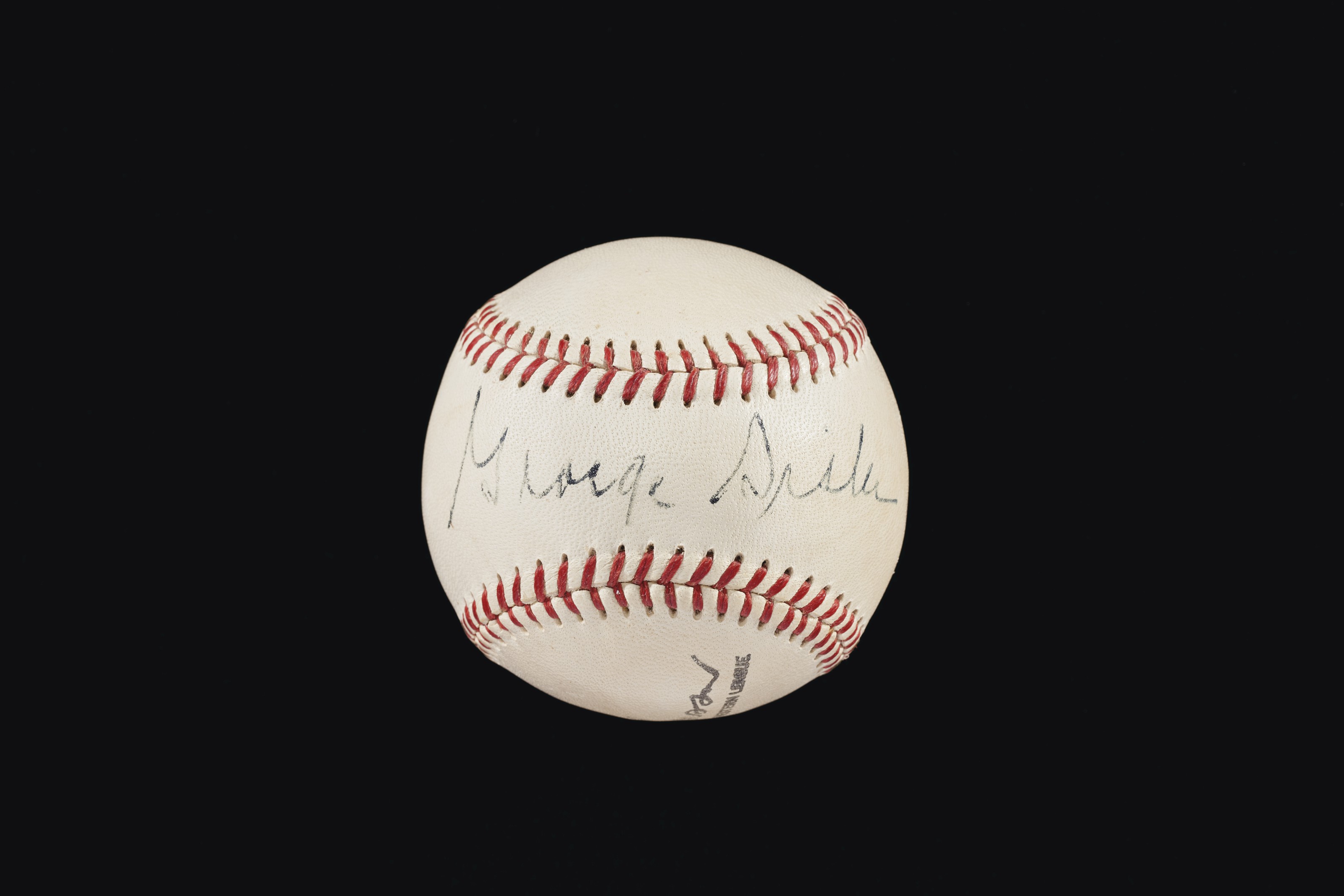 George Sisler Single Signed Baseball