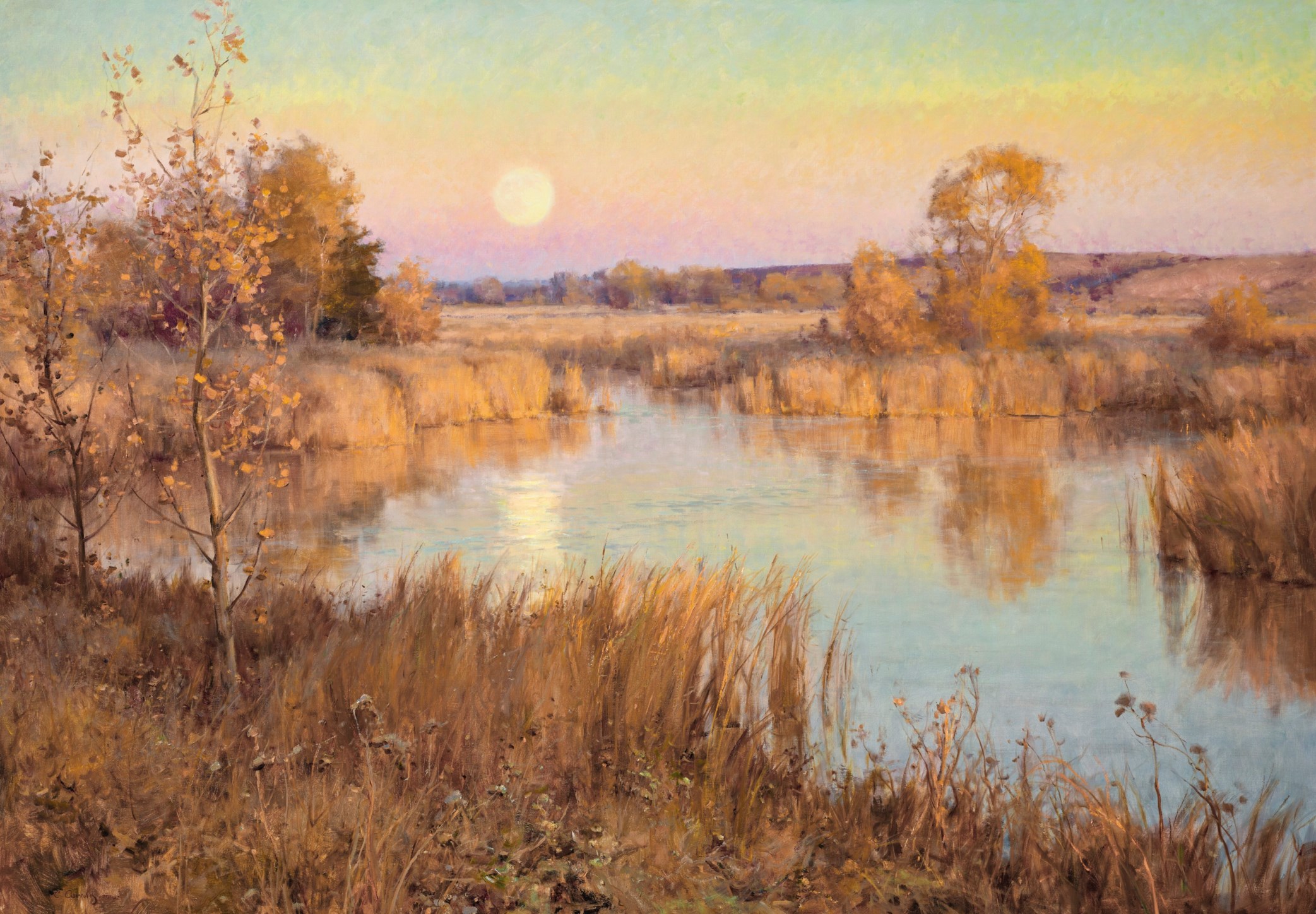 Clyde Aspevig (b. 1951), Mesa Vista Moon Rise | Christie's
