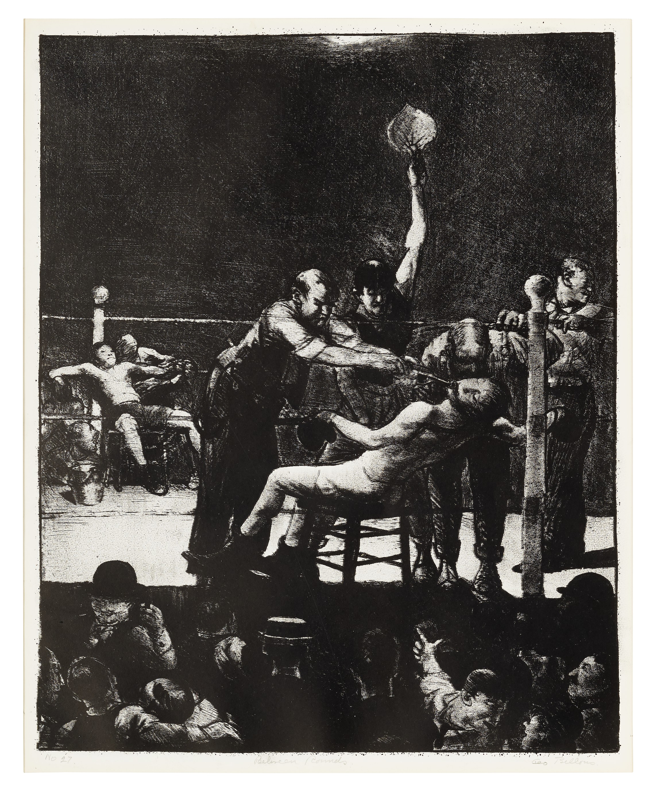 GEORGE BELLOWS (1882-1925), Between Rounds, Large, First Stone | Christie’s