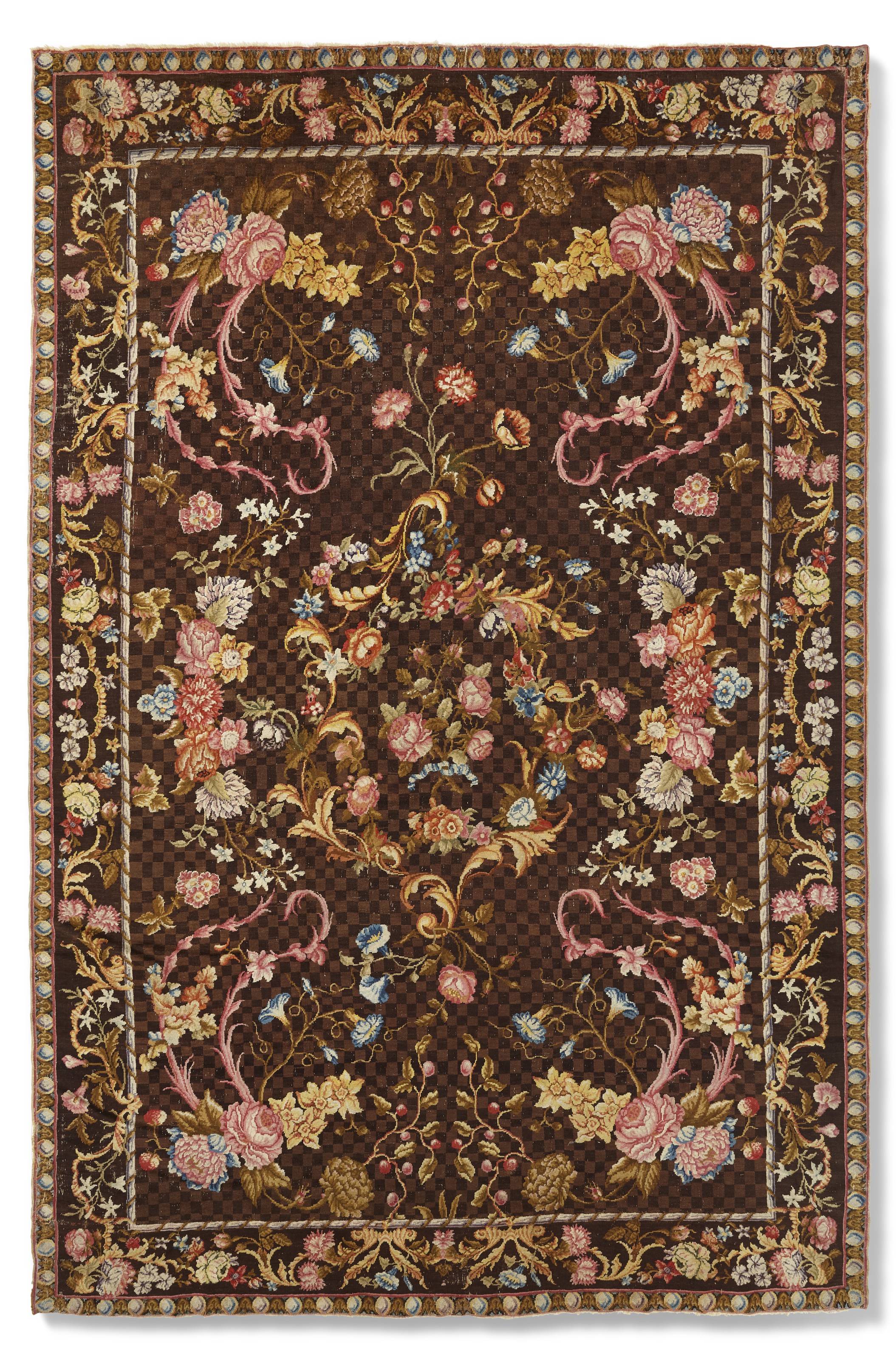 A GEORGE III AXMINSTER CARPET, ATTRIBUTED TO THOMAS WHITTY, CIRCA 1790 ...