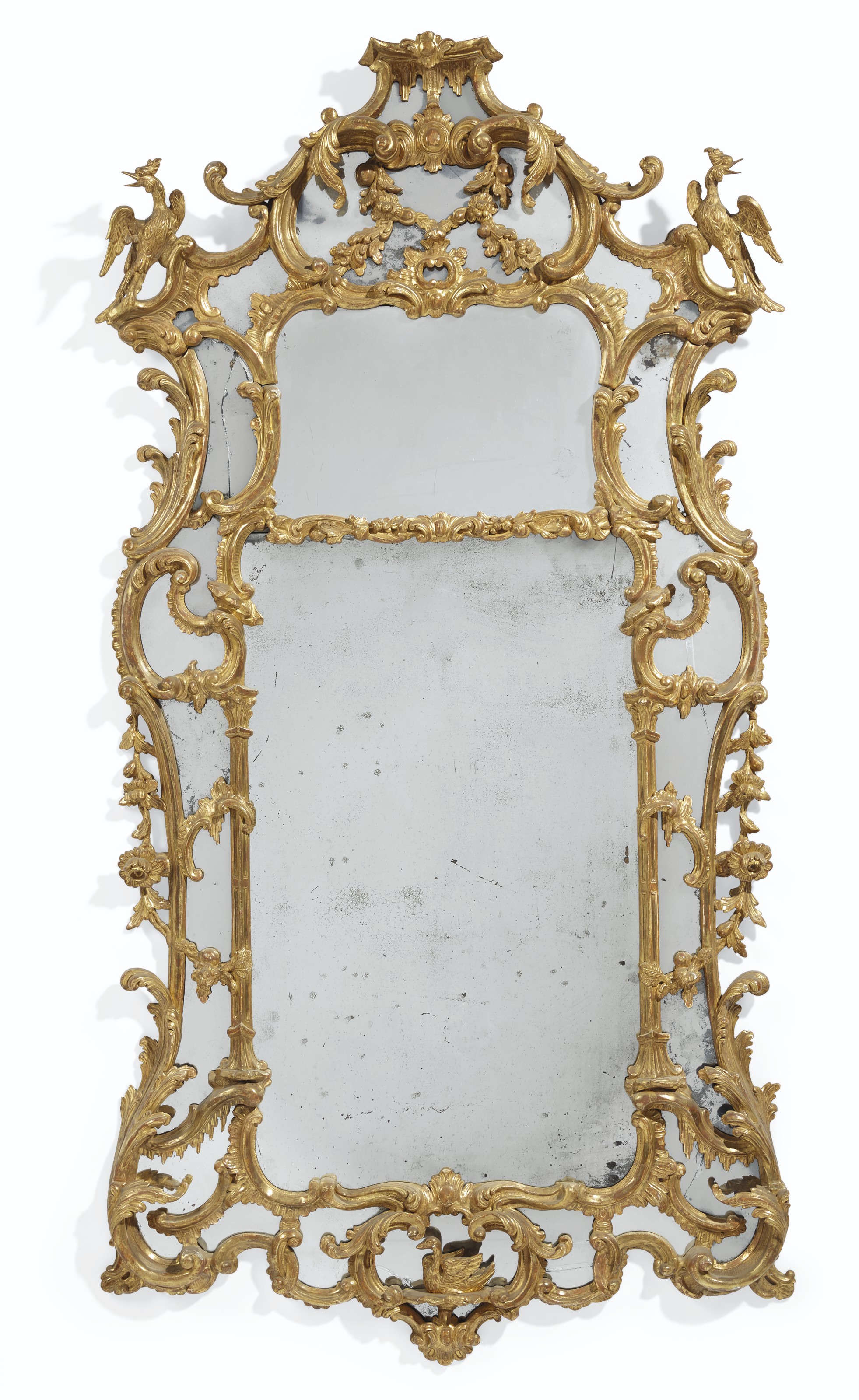 A GEORGE II GILTWOOD MIRROR, CIRCA 1755 | Christie’s