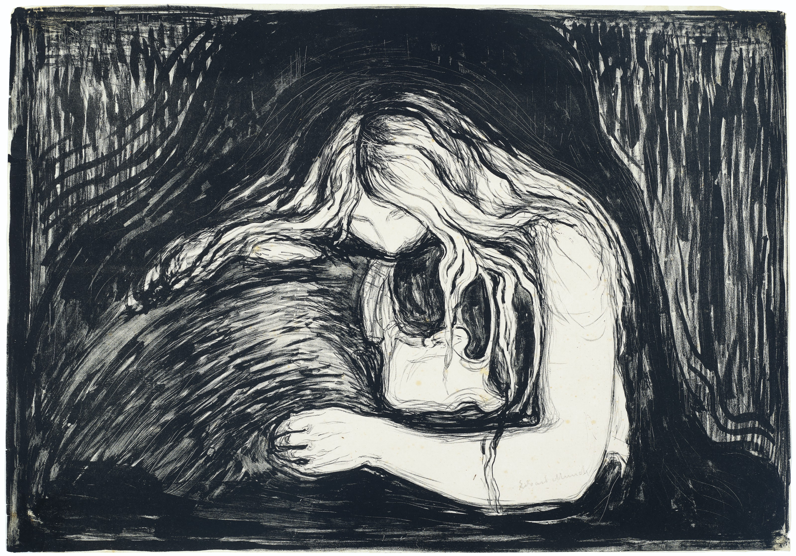 EDVARD MUNCH (1863-1944), Vampyr II (Vampire II) | Christie’s