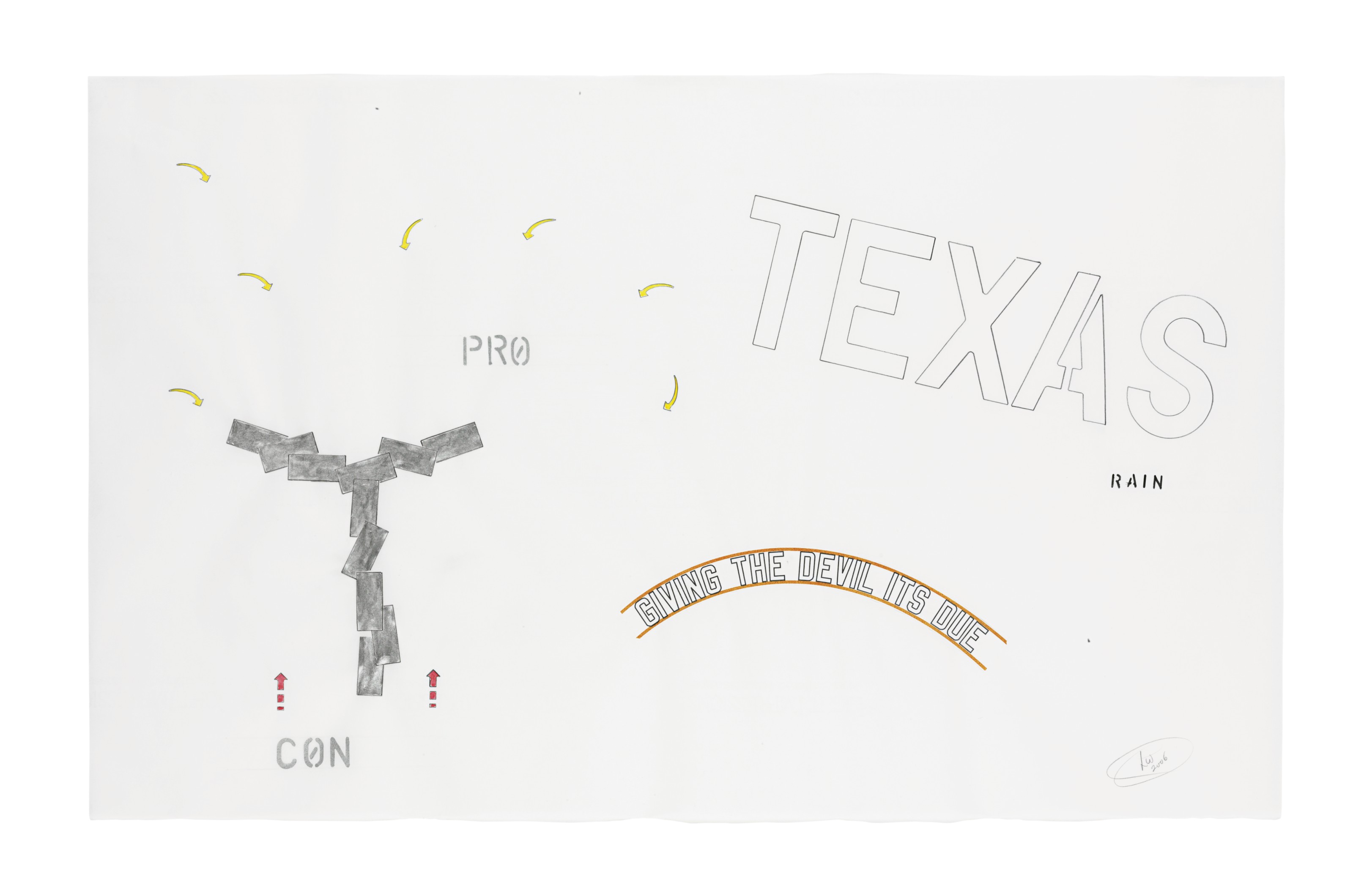 Lawrence Weiner (b. 1942), Untitled (Giving the Devil Its Due) | Christie’s