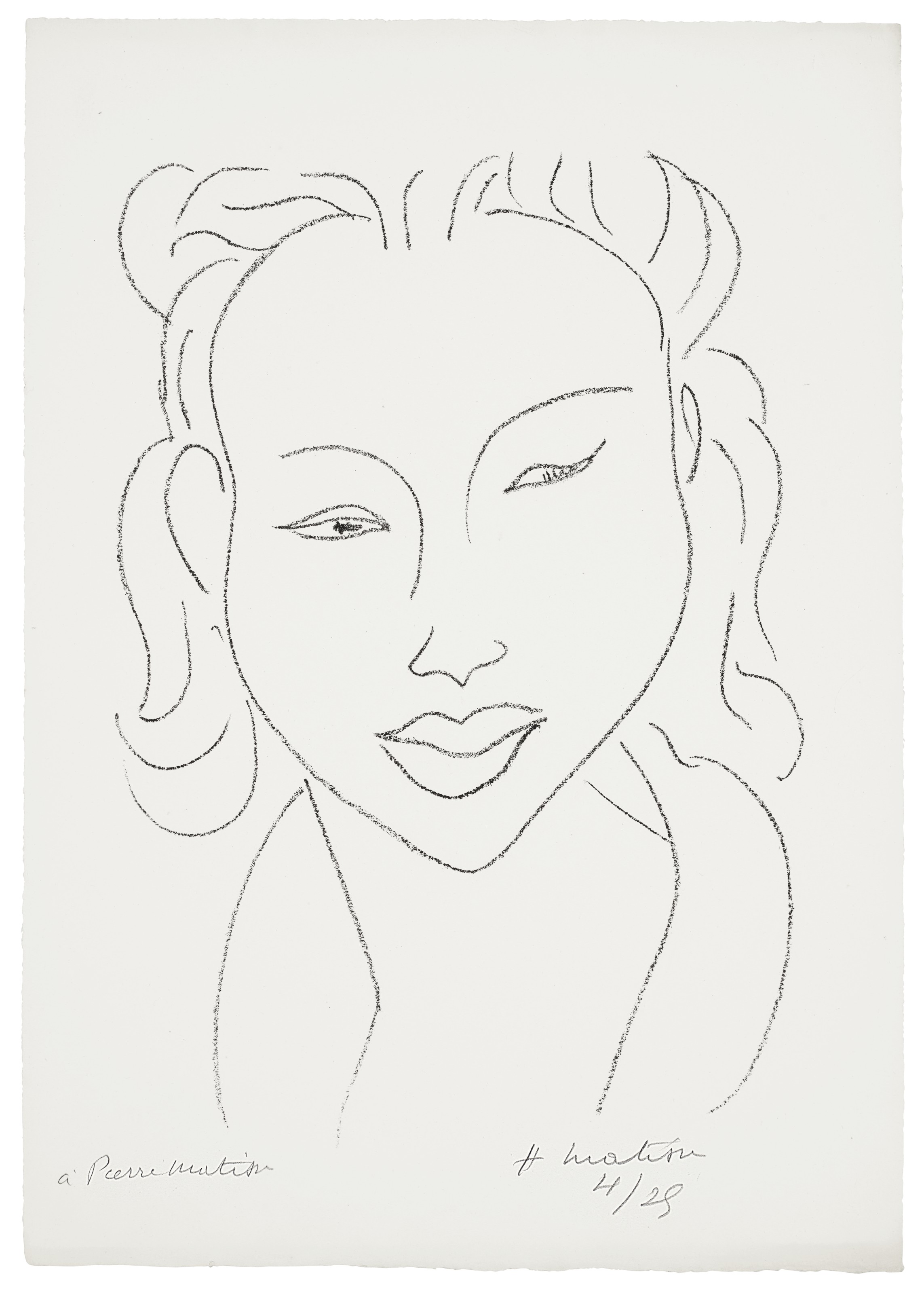 Henri Matisse (1869-1954), Chinoise au visage de face | Christie’s