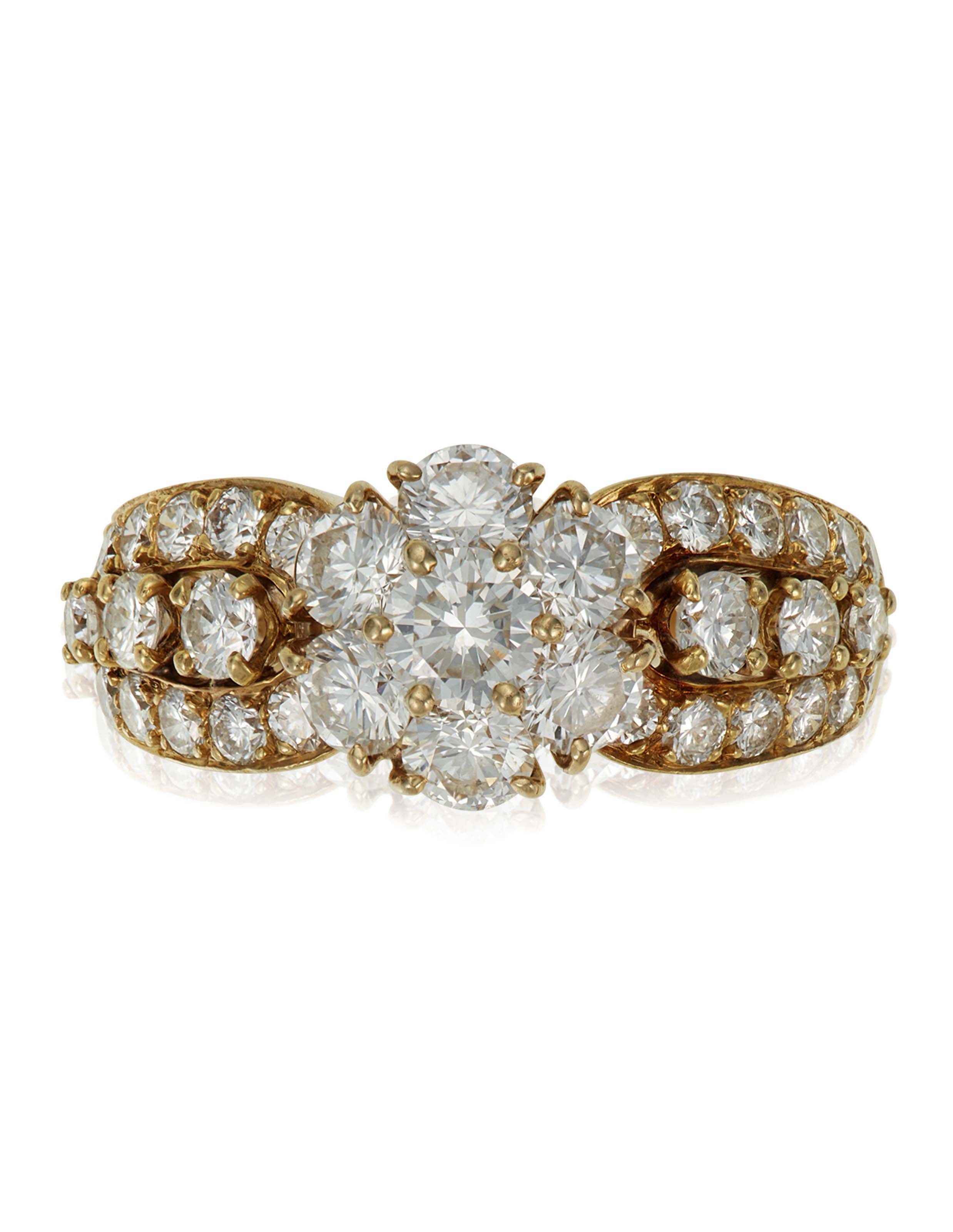 VAN CLEEF & ARPELS DIAMOND 'FLEURETTE' RING, | Christie’s