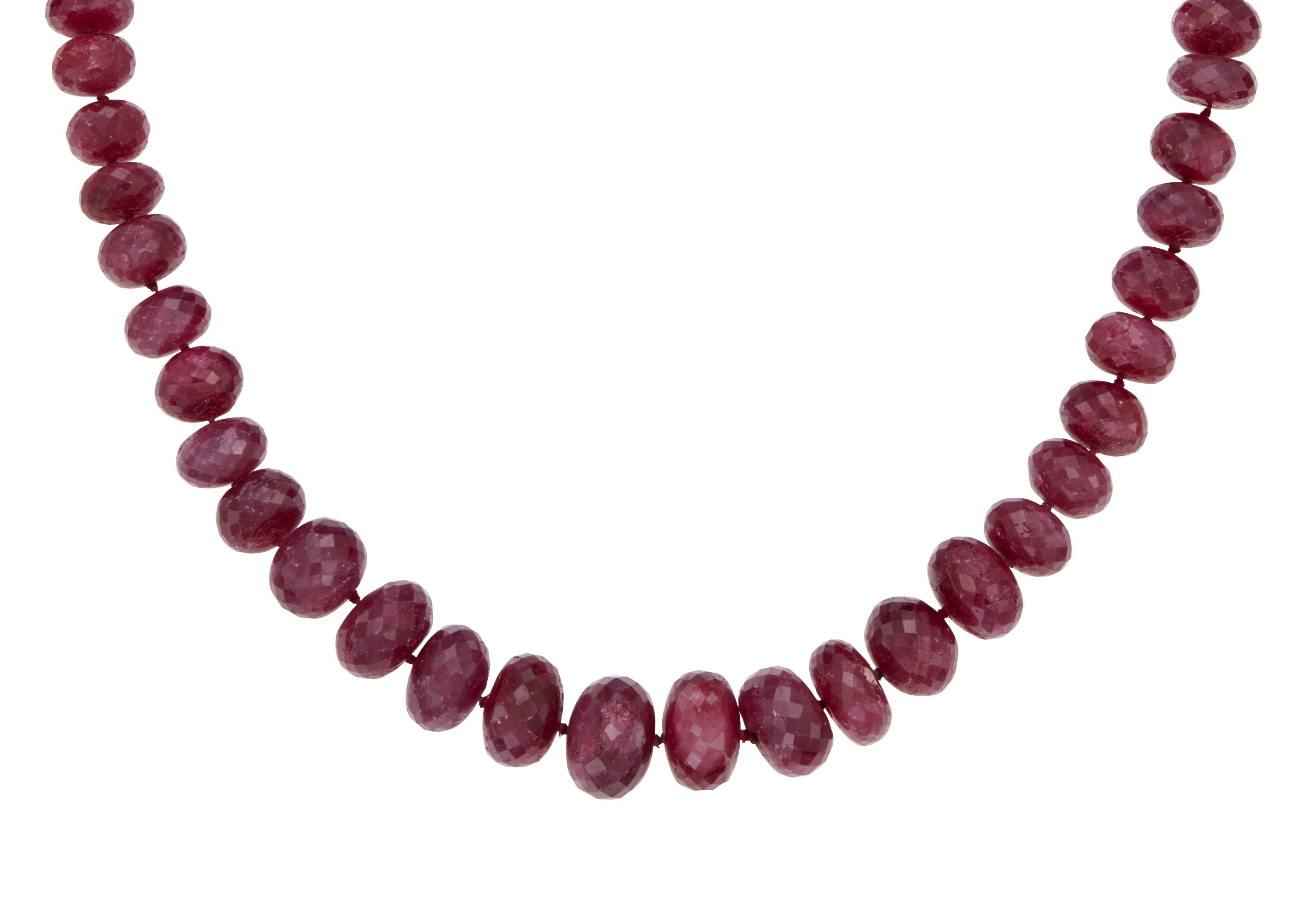 RUBY BEAD AND DIAMOND NECKLACE, | Christie’s