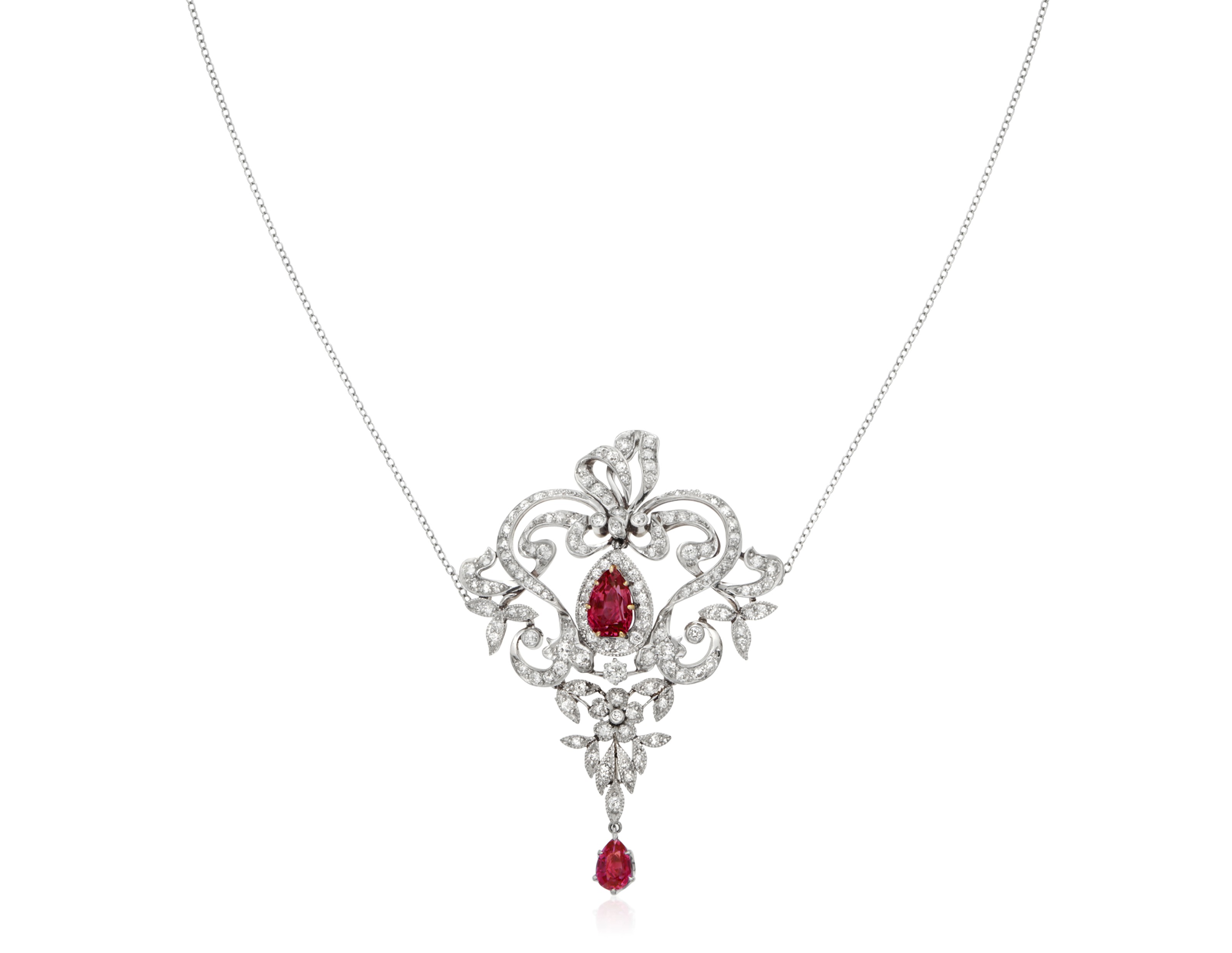 RUBY AND DIAMOND NECKLACE, | Christie’s