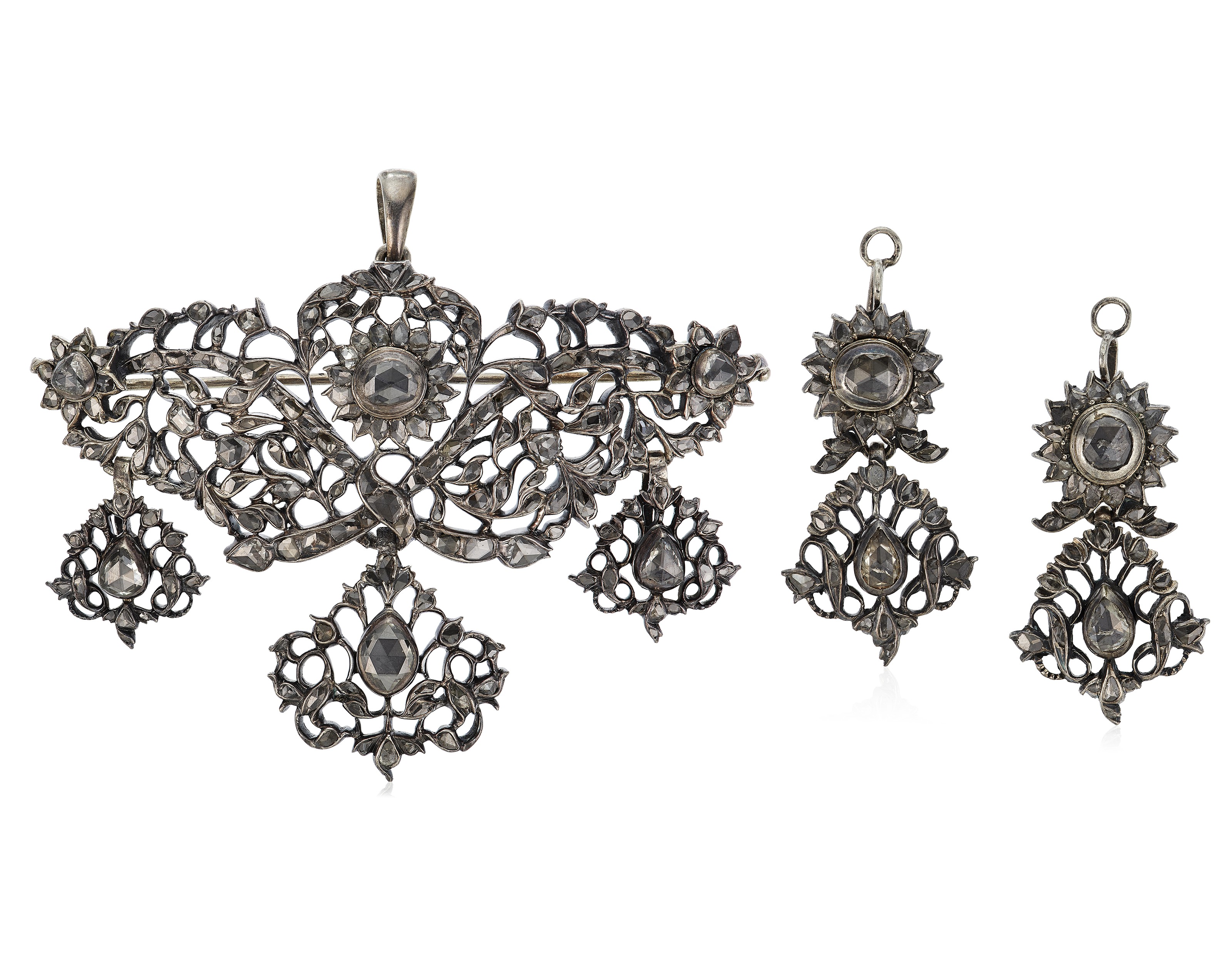 SET OF ANTIQUE DIAMOND JEWELRY, | Christie’s