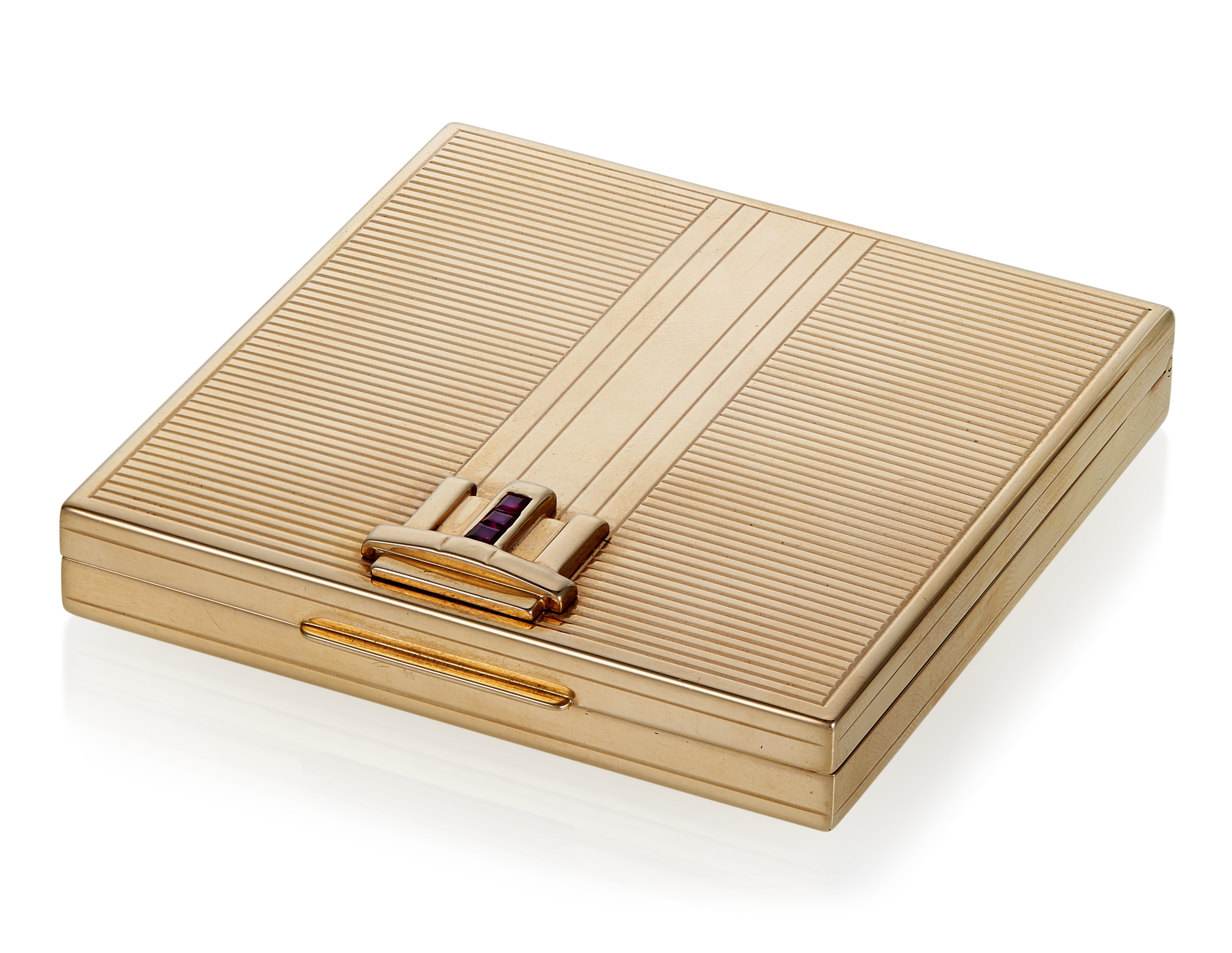 TIFFANY & CO. RUBY AND GOLD COMPACT, | Christie’s