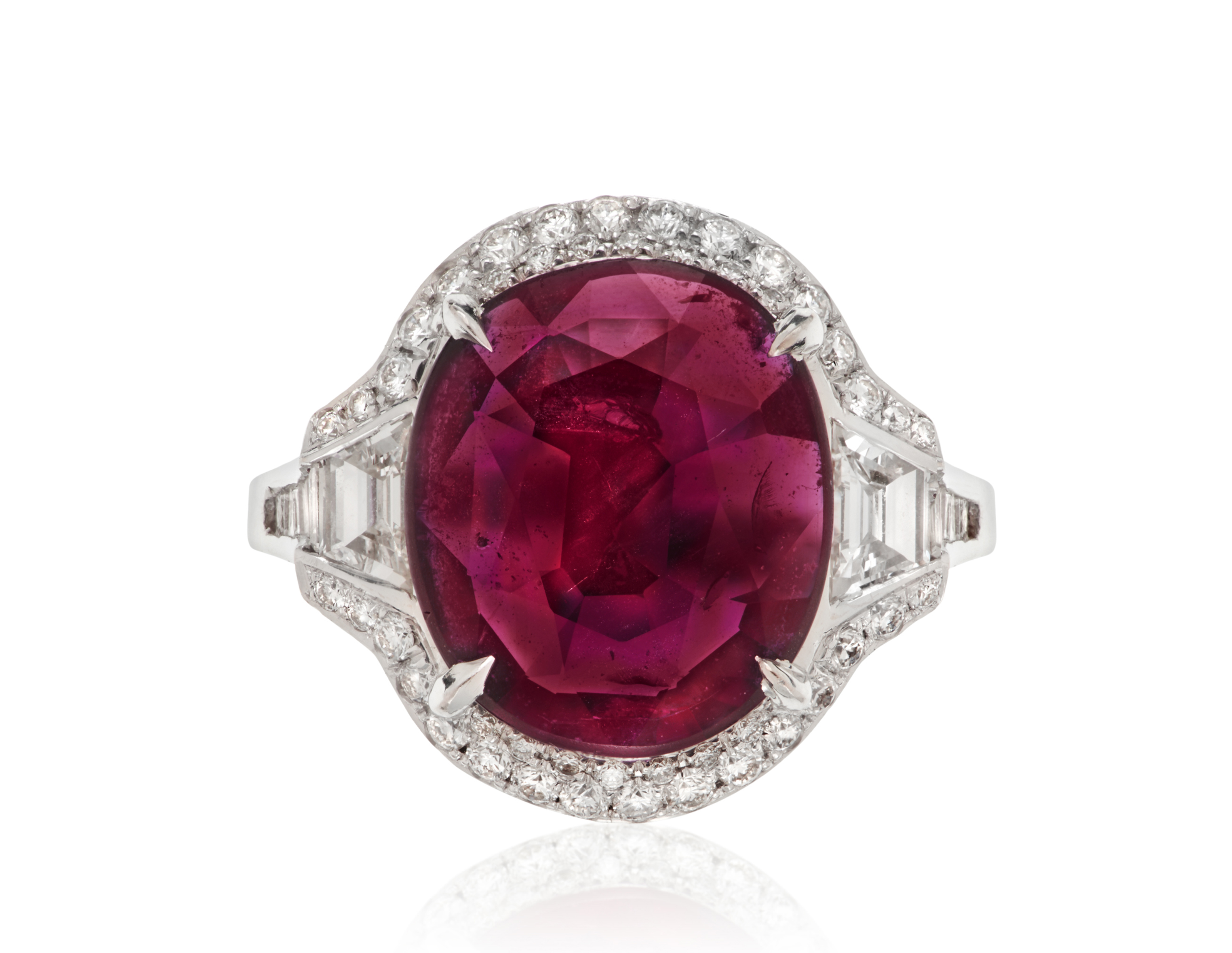 RUBY AND DIAMOND RING WITH AGL REPORT, | Christie’s