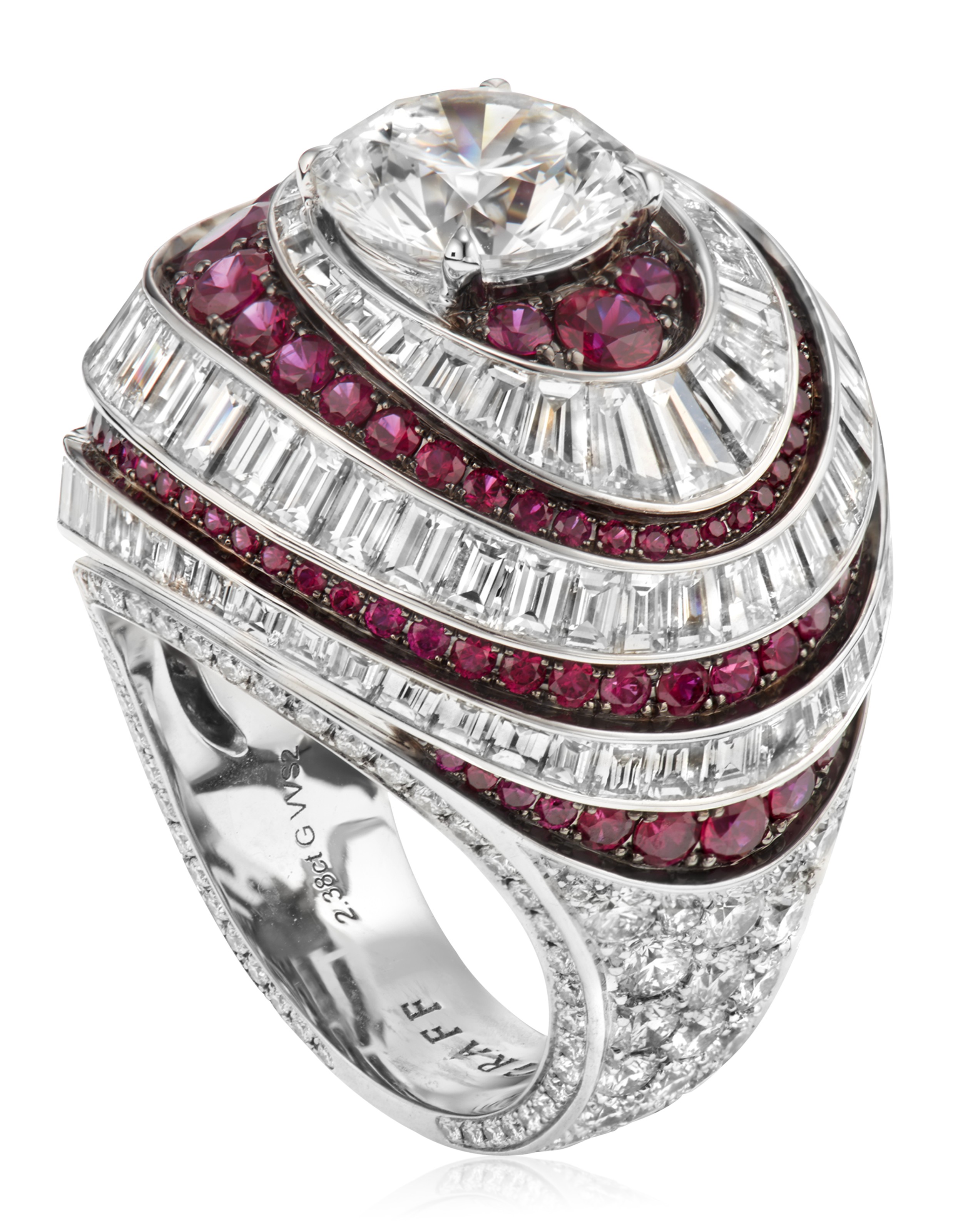 GRAFF DIAMOND AND RUBY RING WITH GIA REPORT, | Christie’s