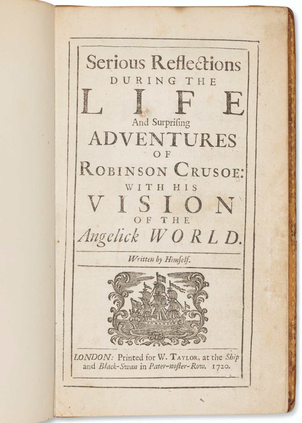 Robinson Crusoe, the First English Novel, Daniel Defoe, 1719-20 ...