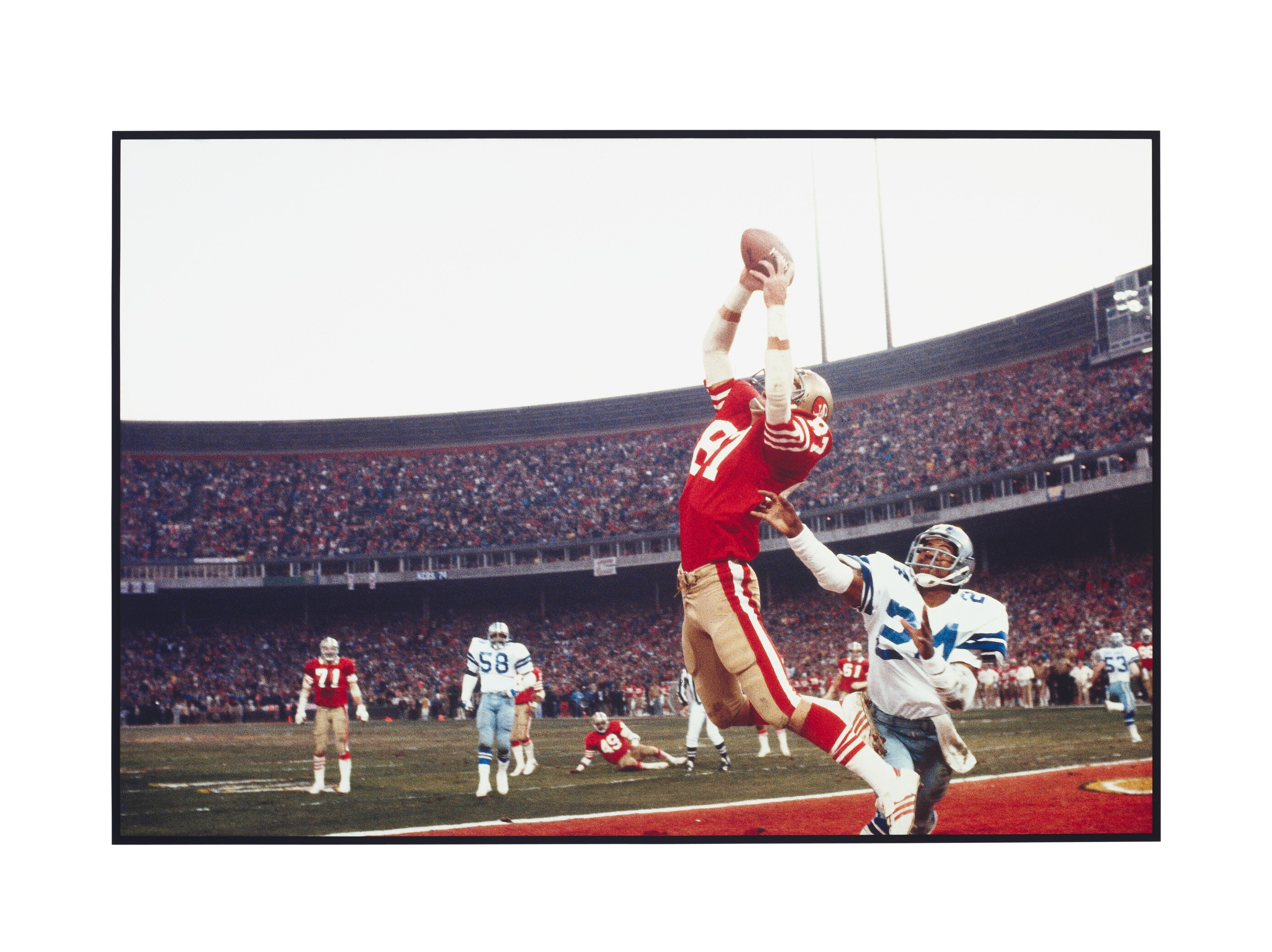 WALTER IOOSS JR. (B.1943), Dwight Clark, “The Catch”, San Francisco, CA ...
