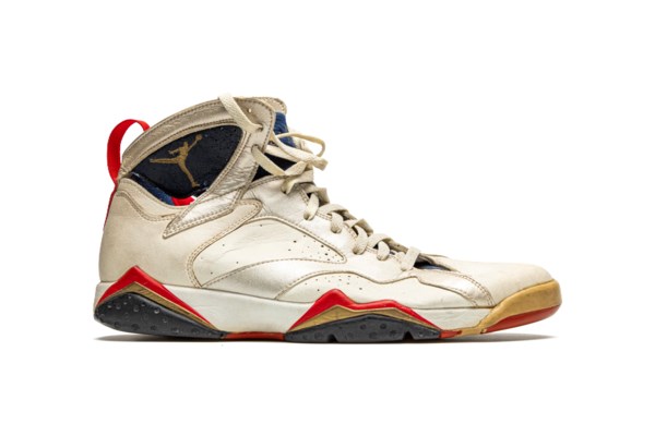 Air Jordan 7 “Olympic,” Player Exclusive, Game-Worn Sneaker, Nike, 1992 ...