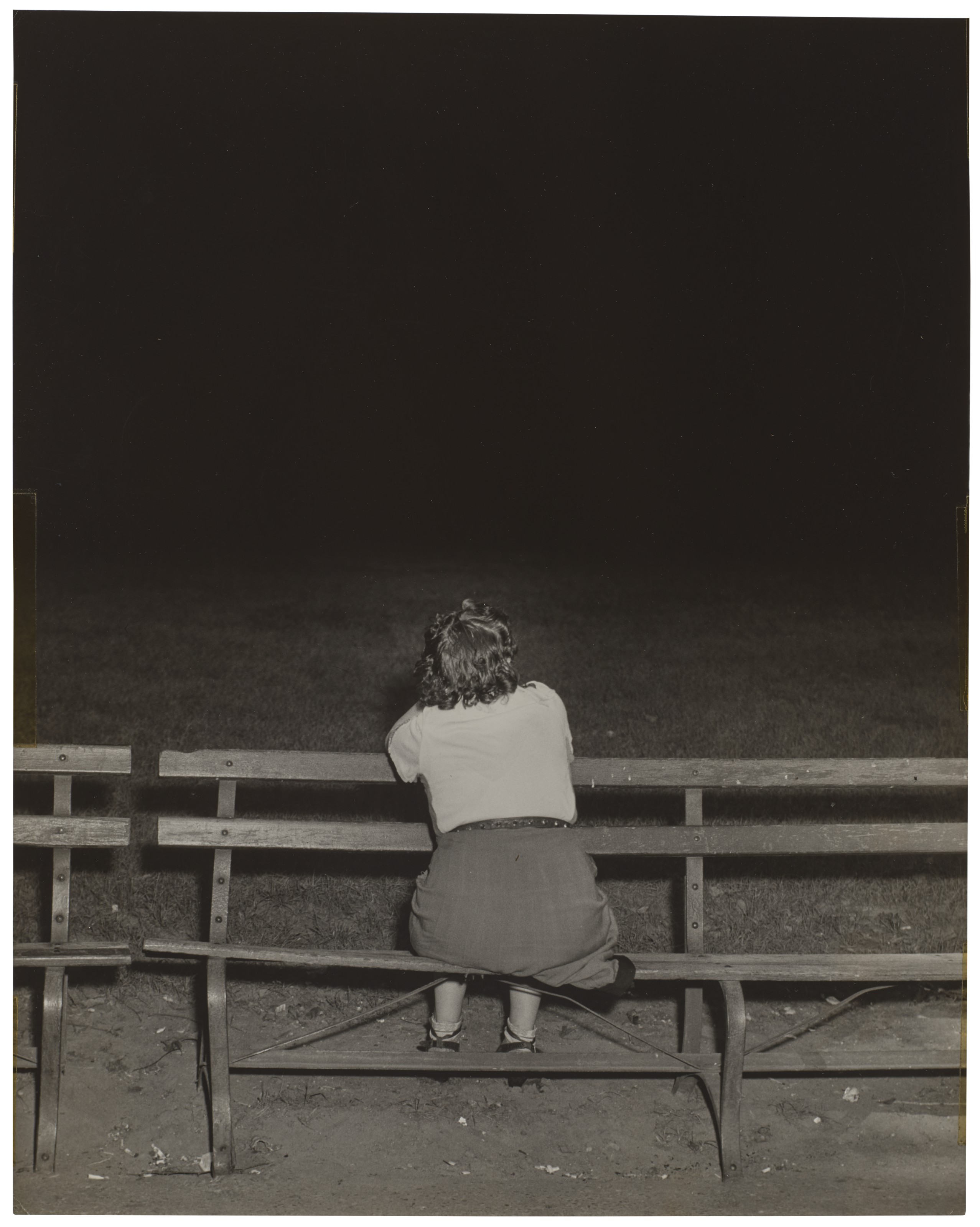 WEEGEE (1899–1968), Woman on Bench, c. 1940 | Christie’s