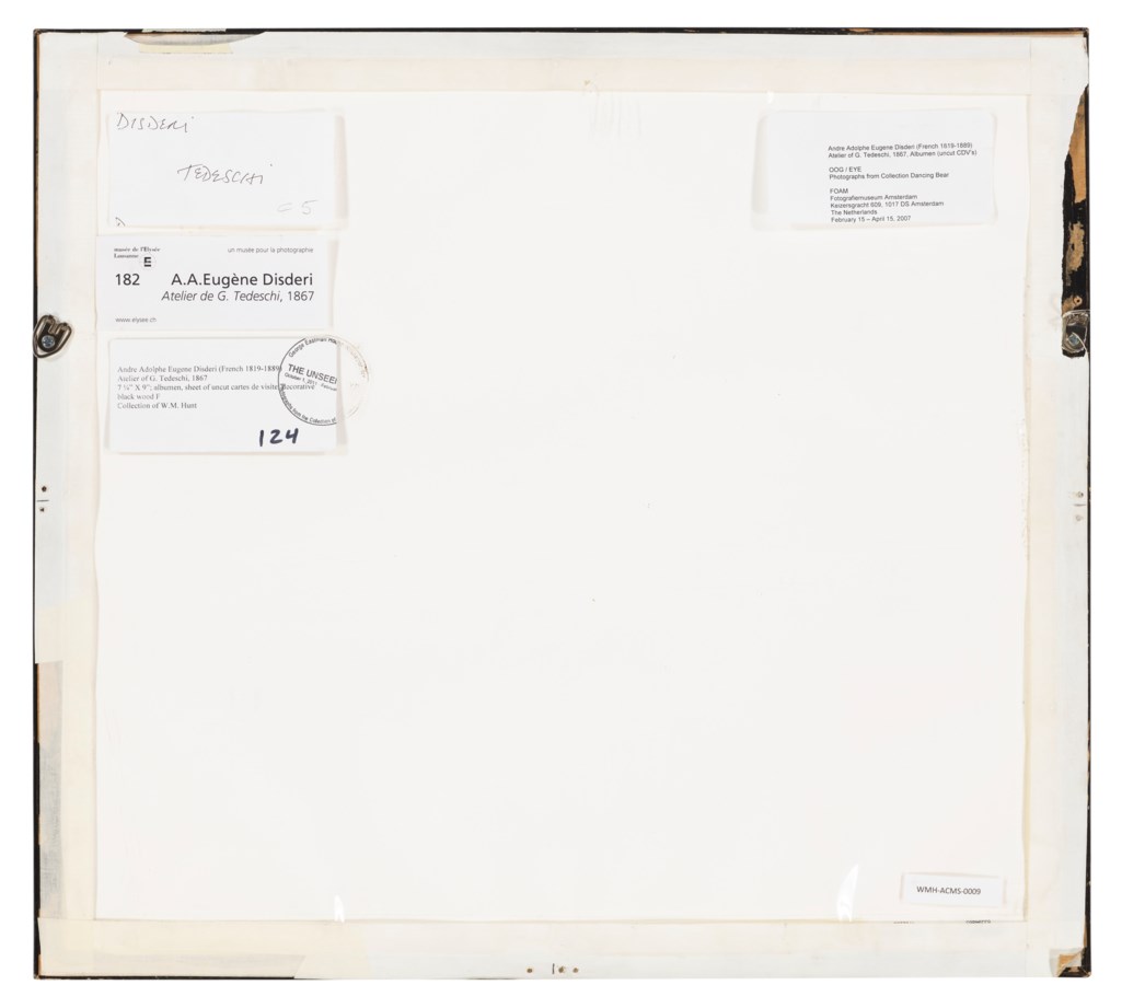 ANDRE ADOLPHE EUGENE DISDERI (1819–1889), Atelier of G. Tedeschi, 1867 ...