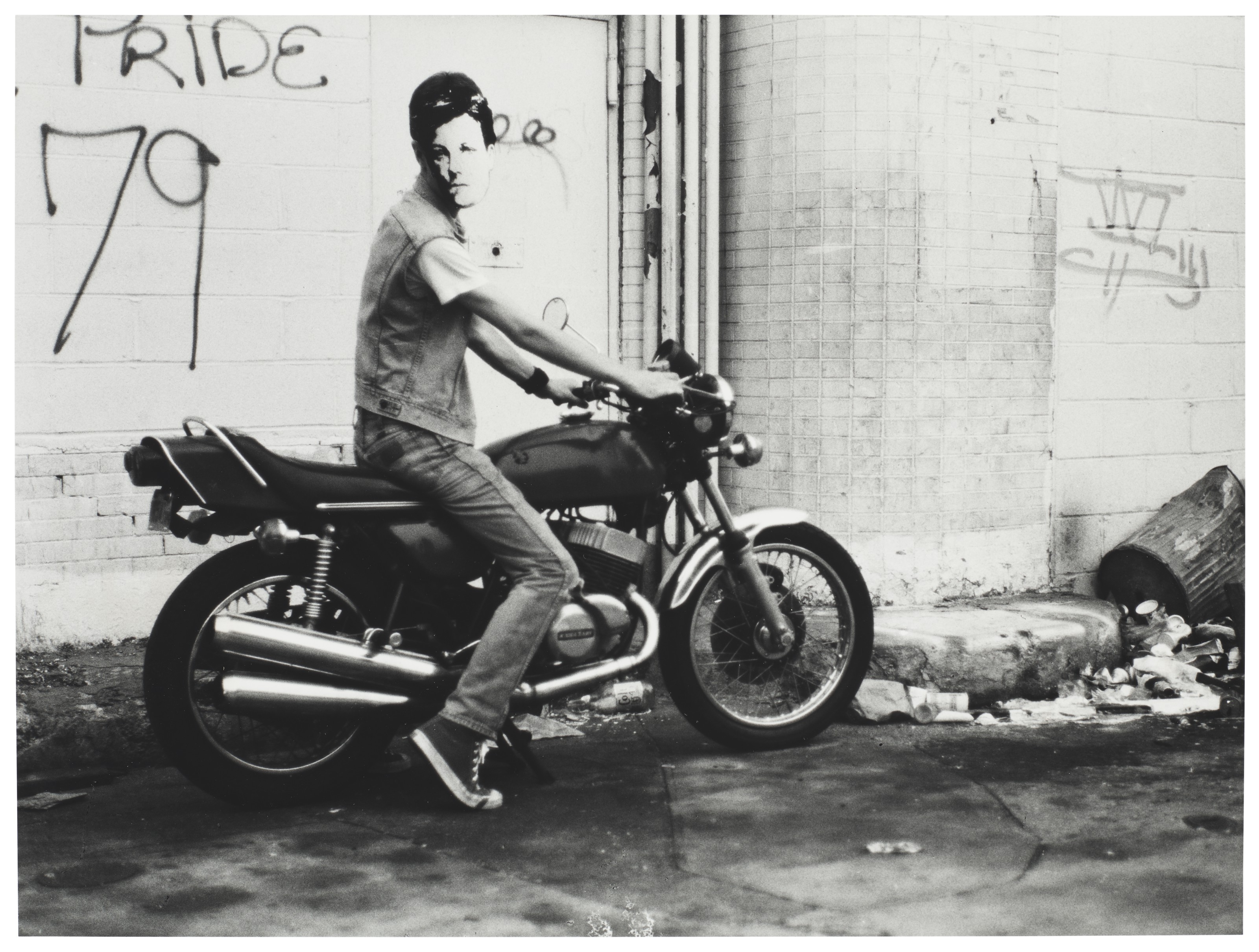 DAVID WOJNAROWICZ (1954–1992), Arthur Rimbaud in New York (Motorcycle ...