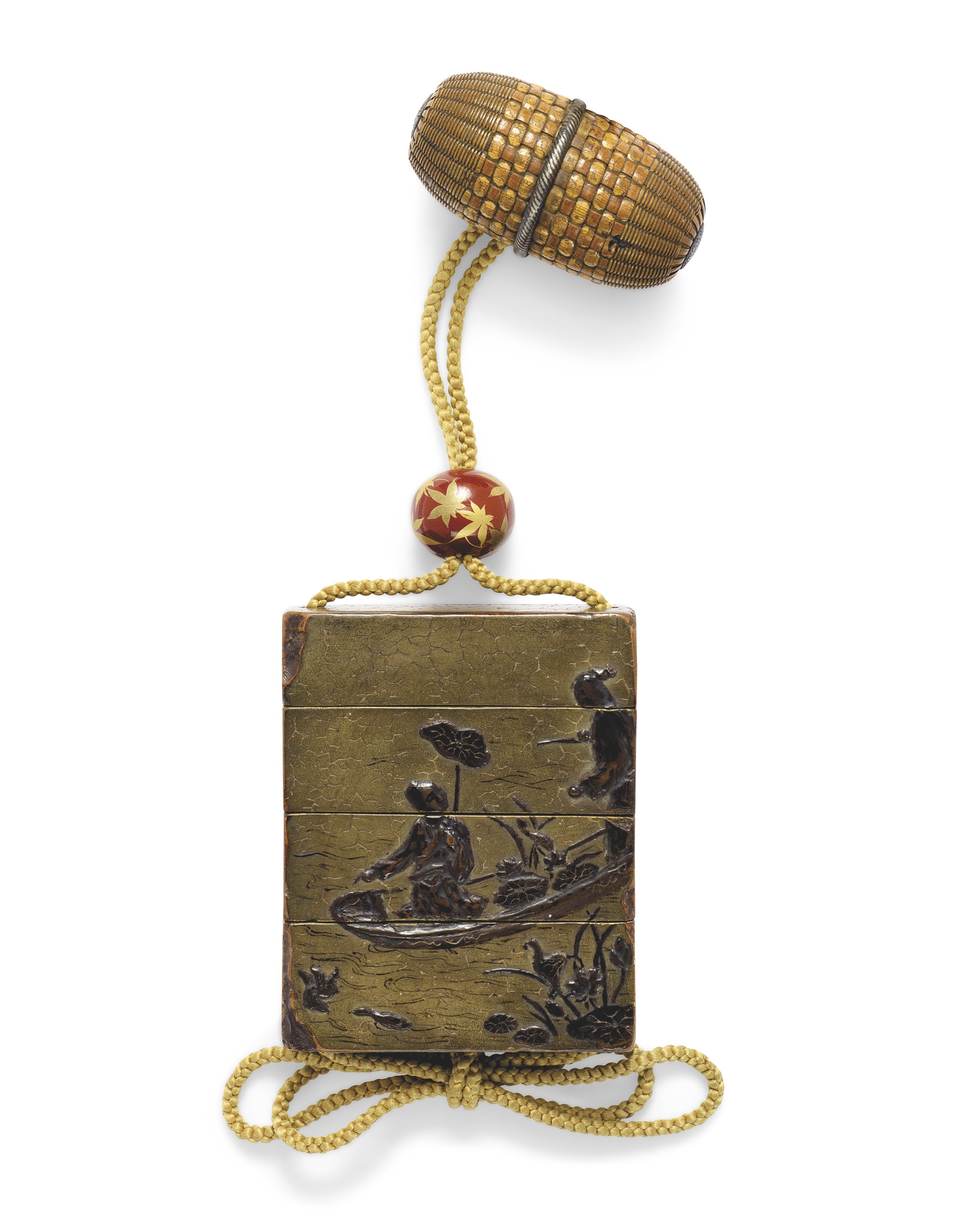 A THREE-CASE LACQUER INRO, EDO PERIOD (18TH - 19TH CENTURY) | Christie’s