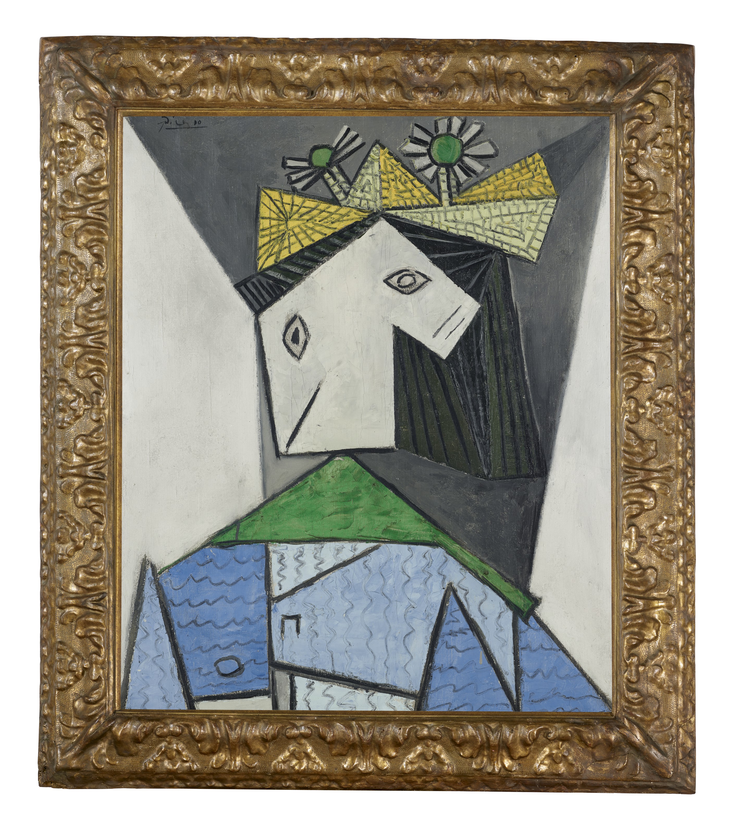 Pablo Picasso (1881-1973) , Femme au chapeau | Christie's