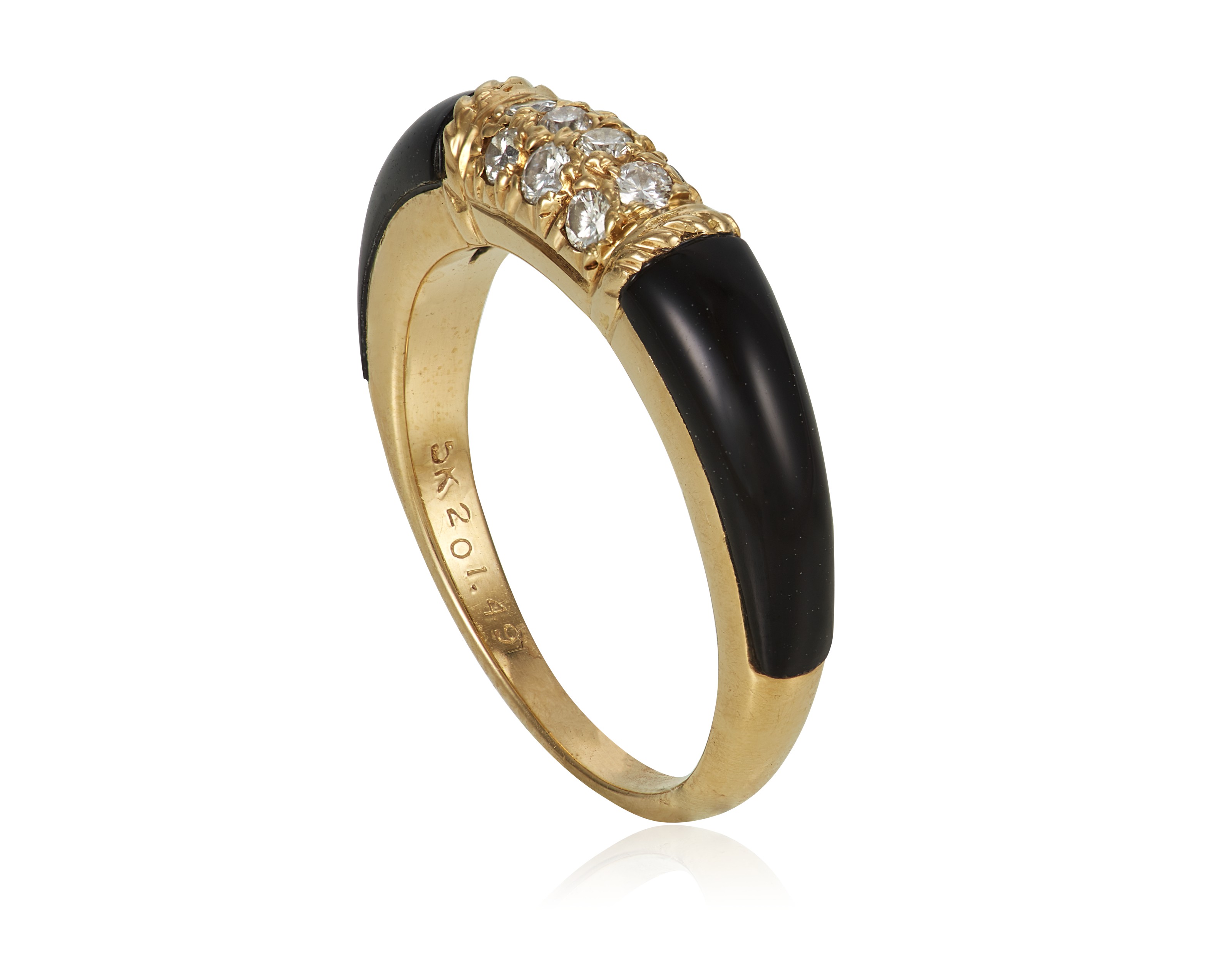 VAN CLEEF & ARPELS ONYX AND DIAMOND 'PHILIPPINE' RING, | Christie’s